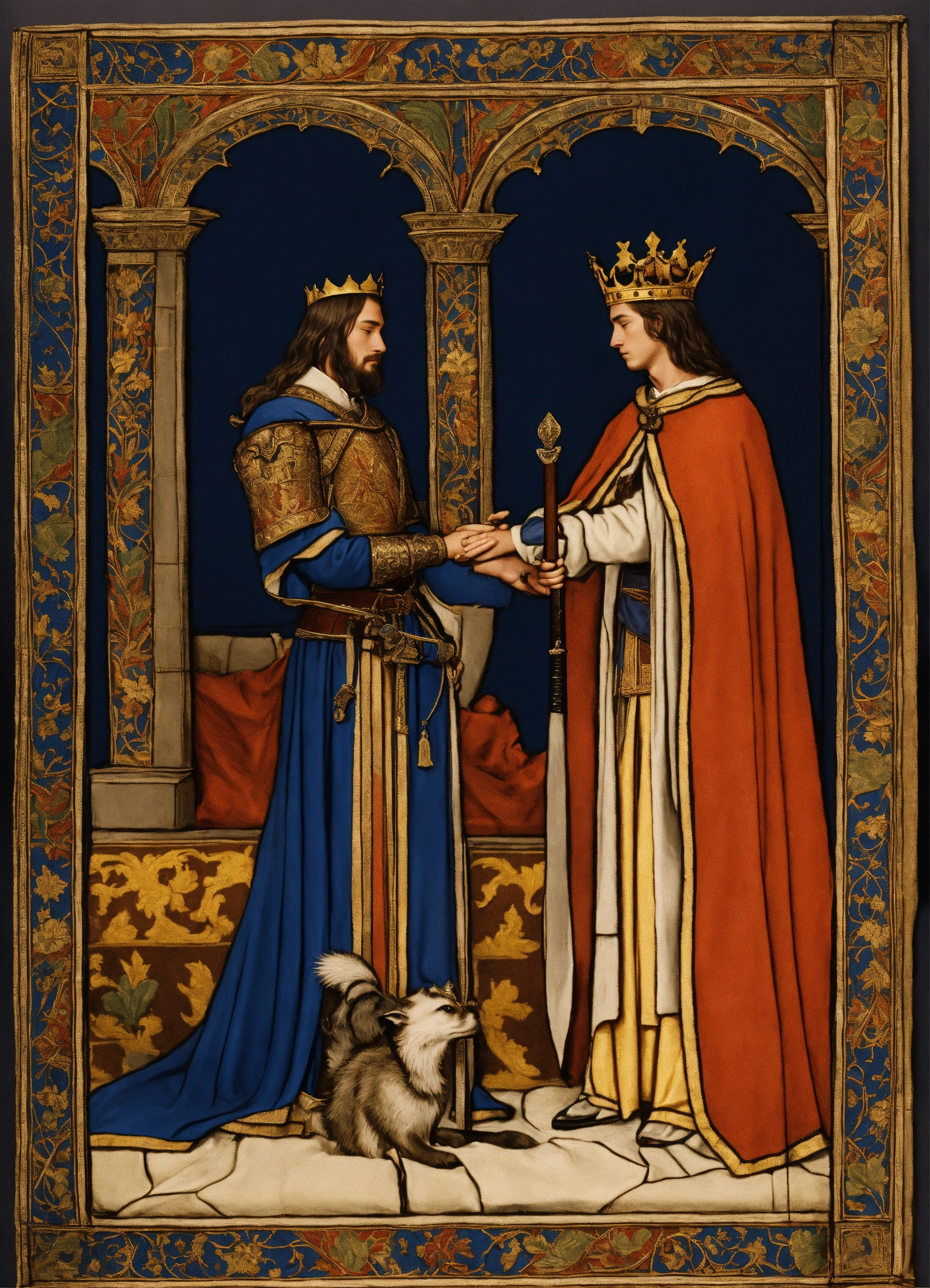 Lexica - In medieval, the king is around 50 years old, standing ...