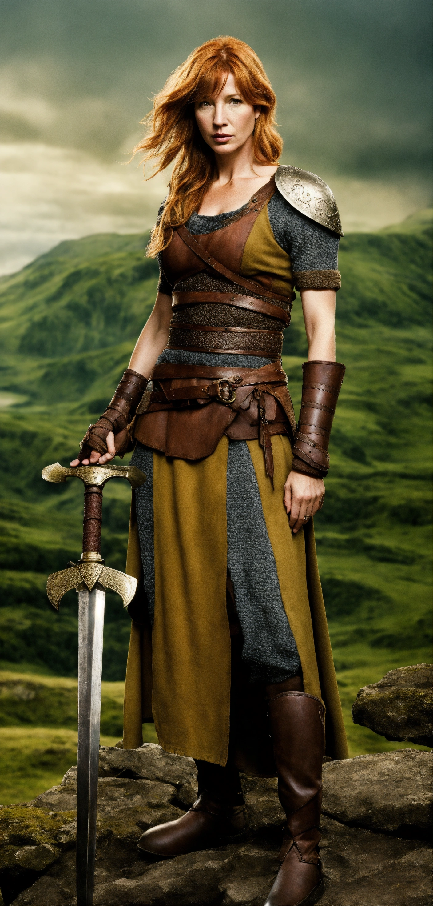 Lexica - Kelly Reilly, as Viking Warrior,