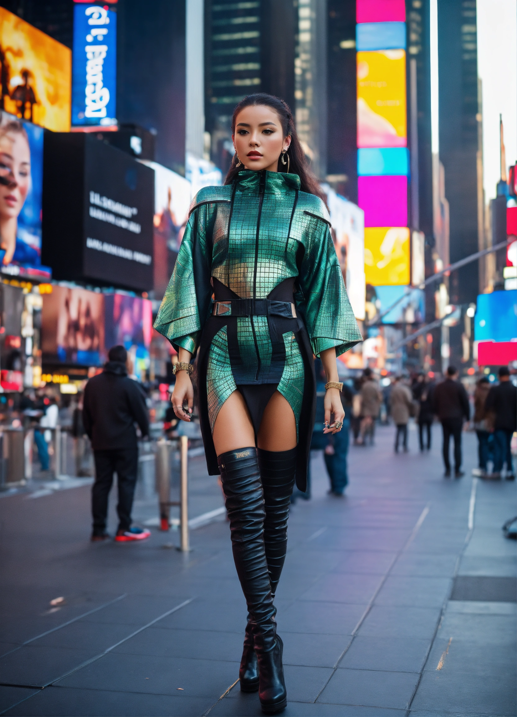 Lexica - Ultra realistic full body photo of petite female model ...