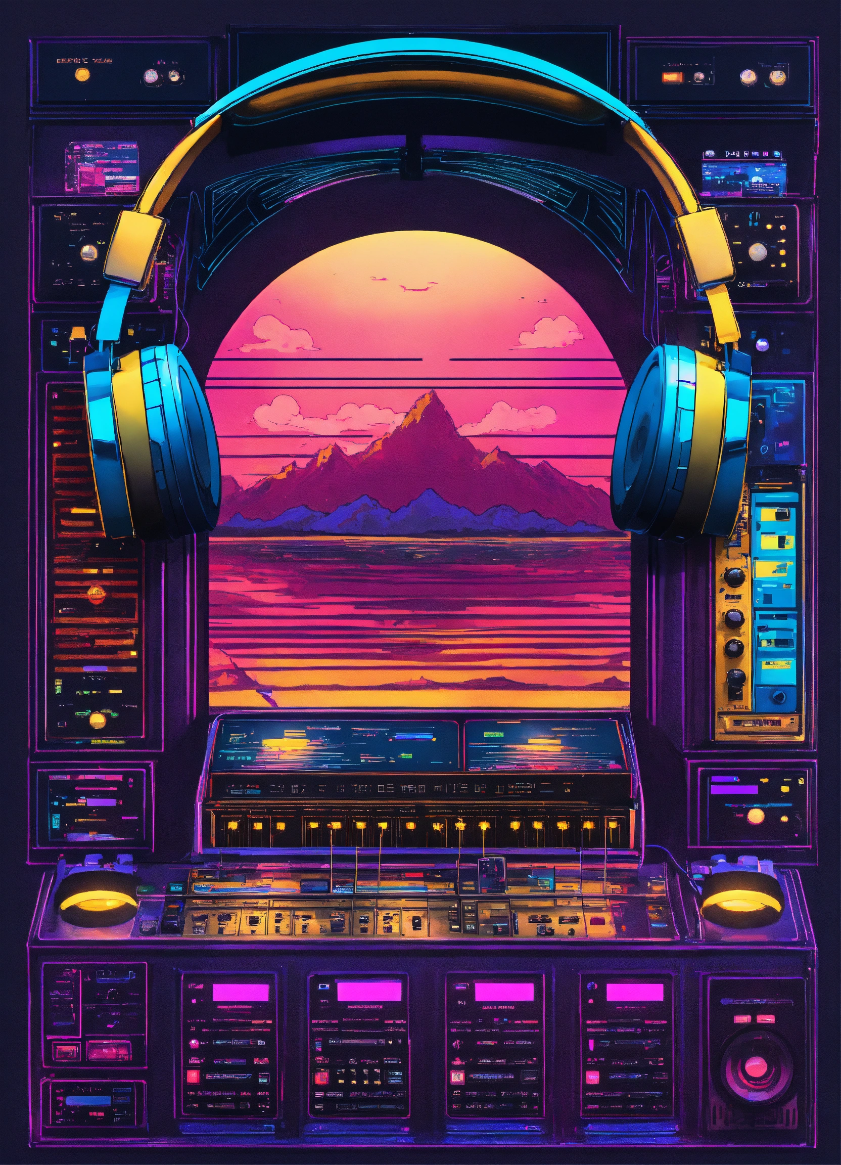 Lexica - Logo for lofi beats in 342 hz