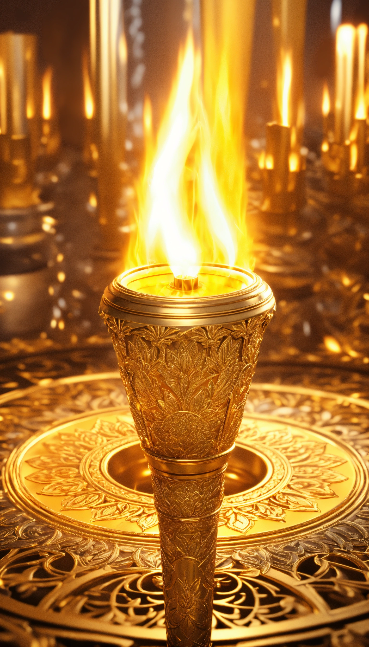 Lexica - Powerful, detailed torch, digital illustration, real, 3D ...