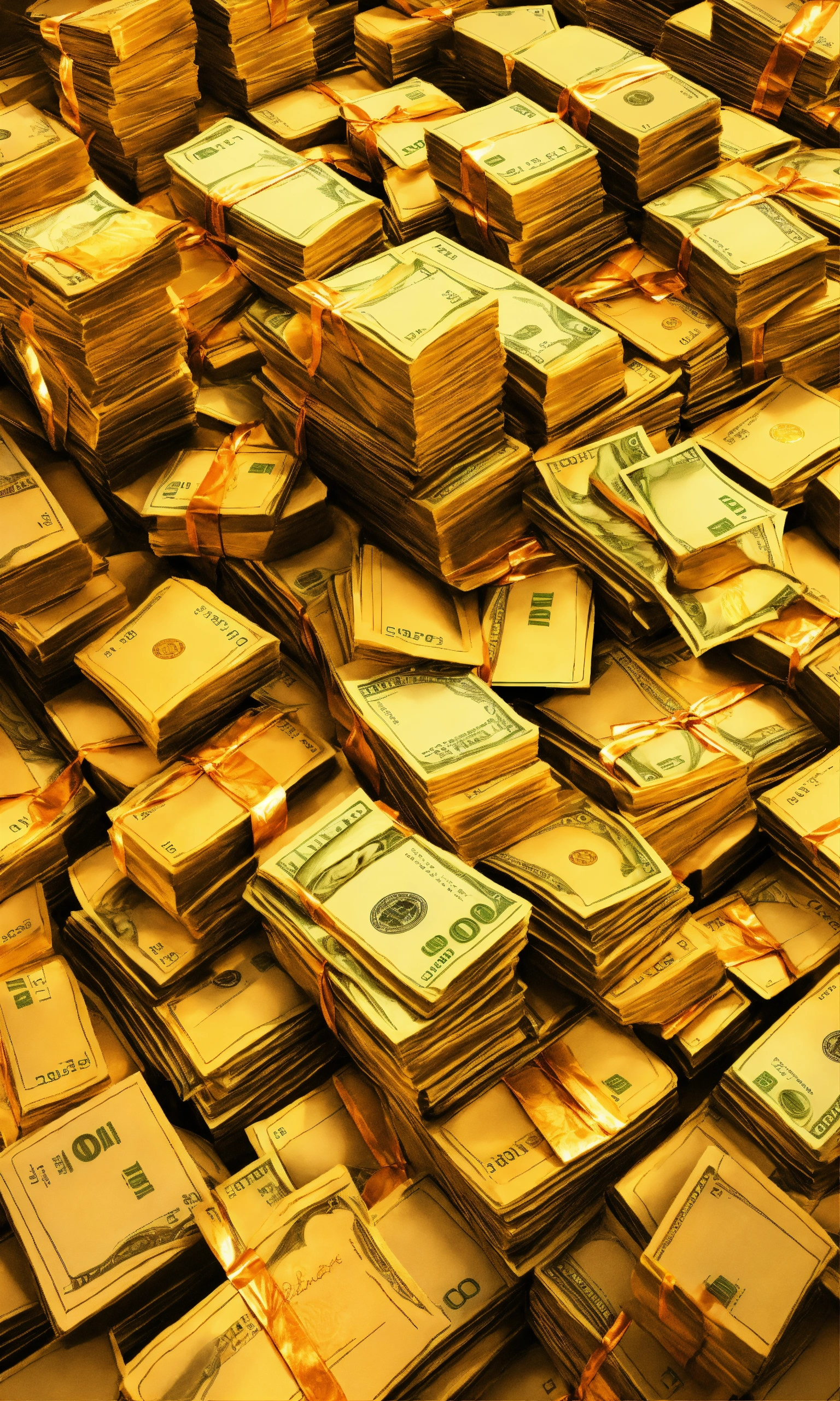 Lexica - A lot of money, hyper realistic.