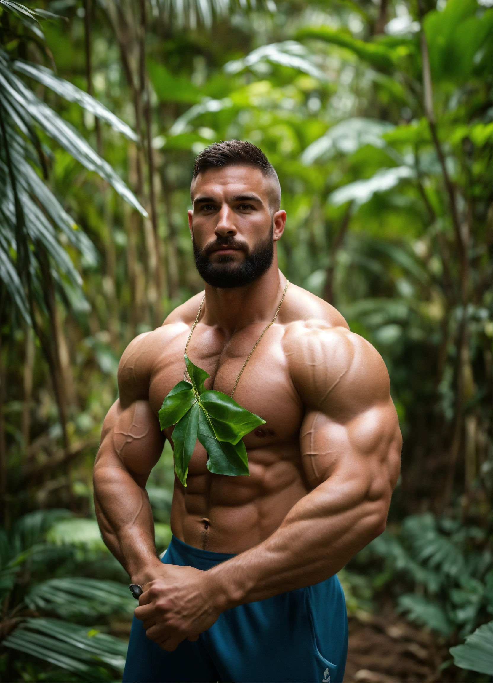 Lexica - 30-year-old man with big muscles, big bodybuilder, Maltese ...
