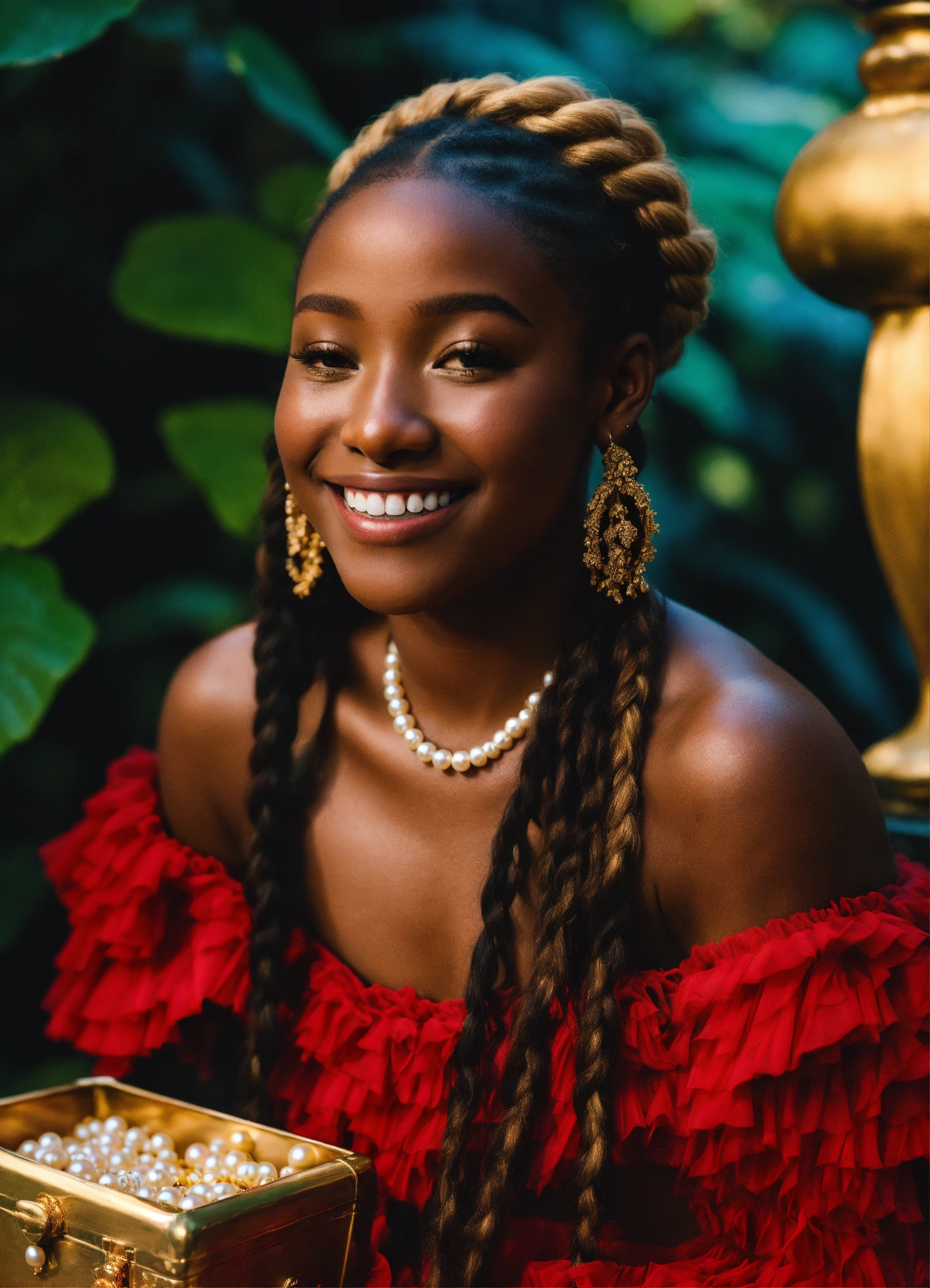 Lexica - Coco gauff, African American dark skin smiling in the Hidden ...