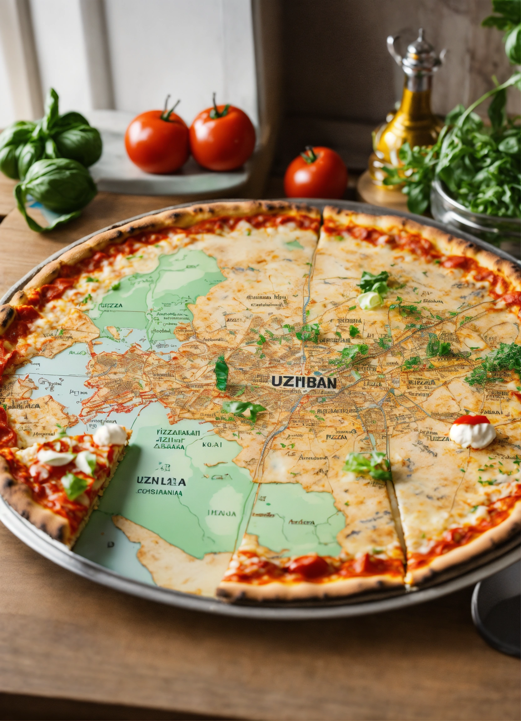 Lexica - A picture of a 3d map of Uzbekistan country standing on a ...