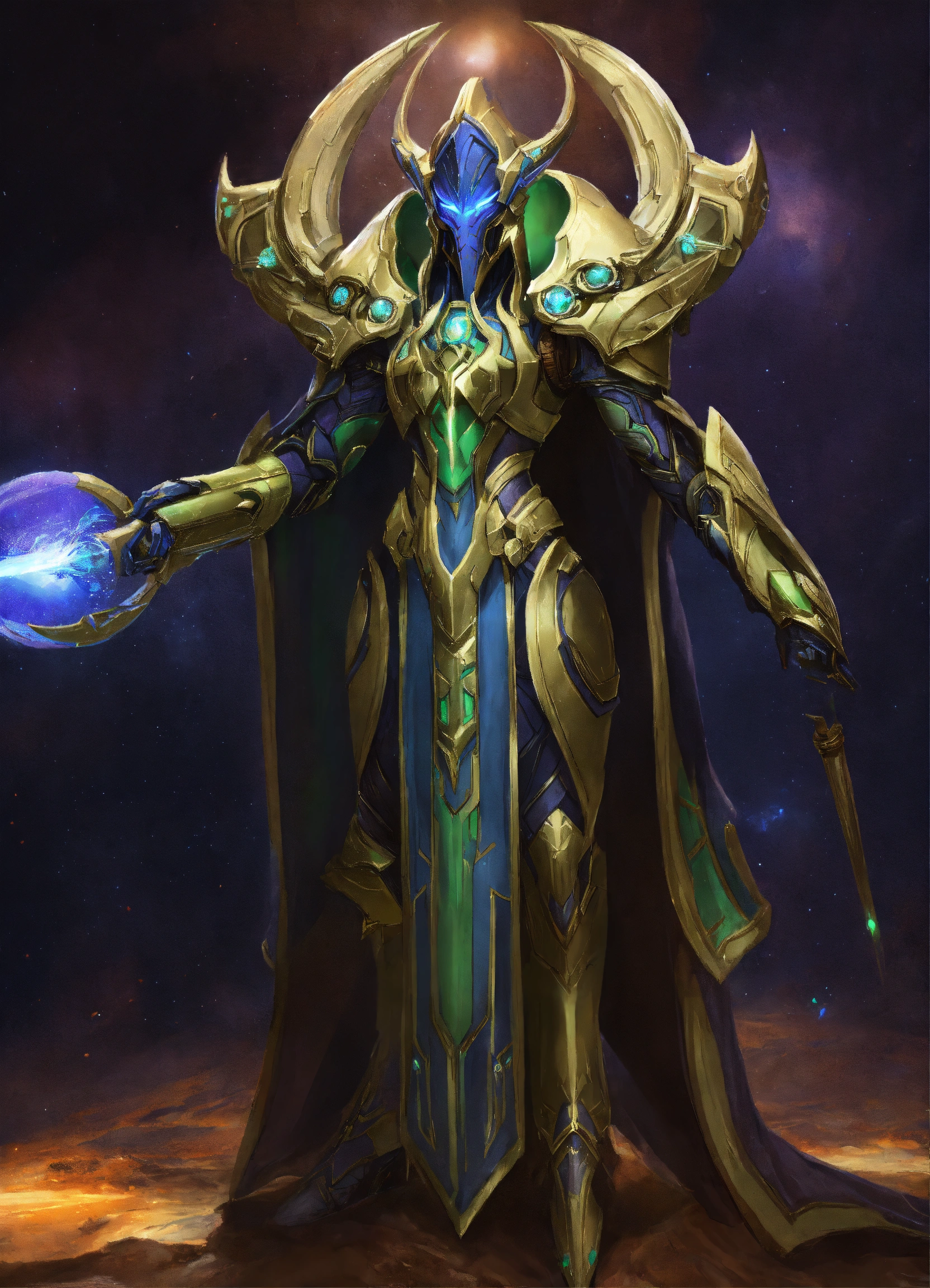 Lexica - Legacy of the void matriarch Zeratul, starcraft protoss art