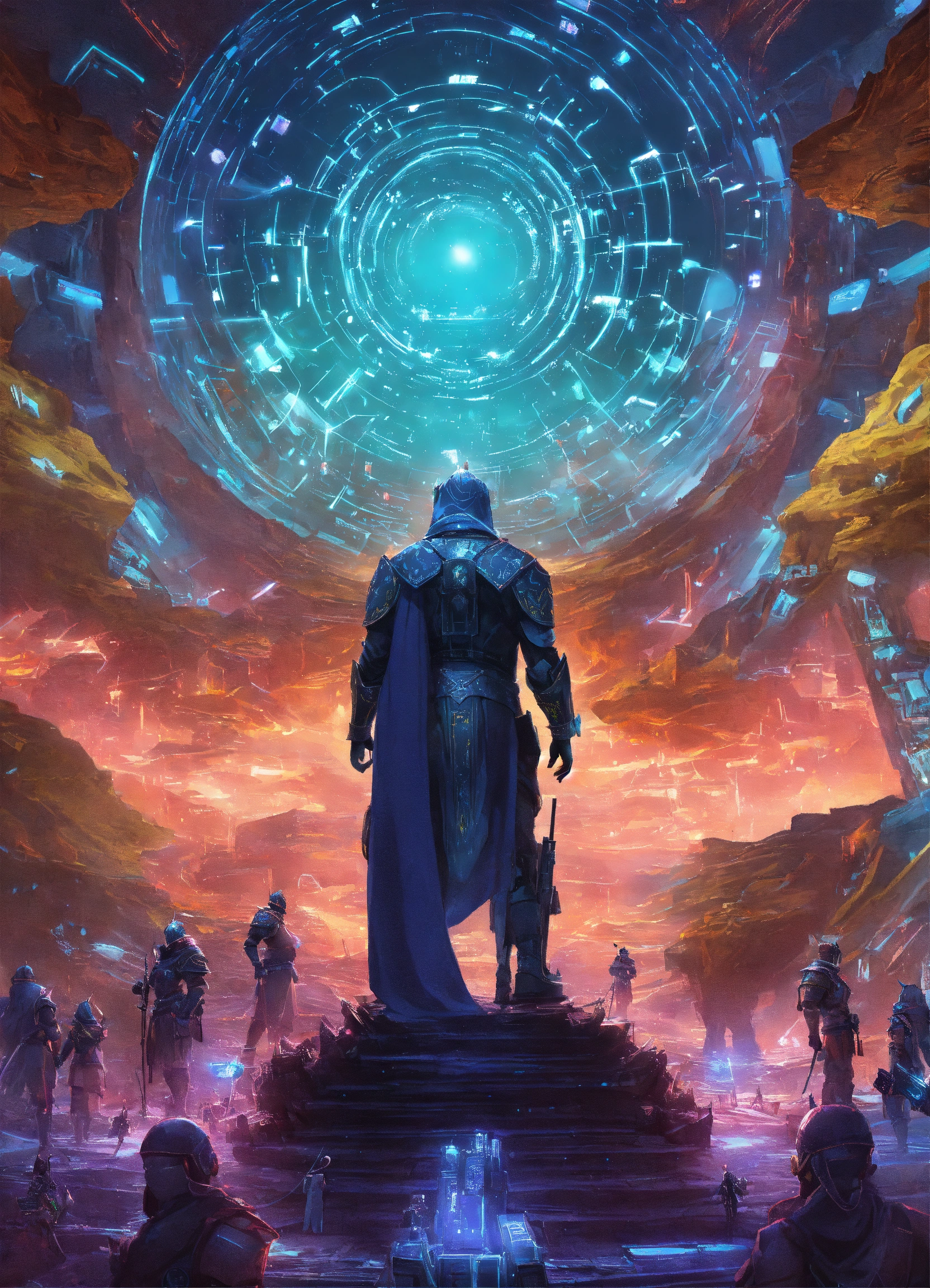 Lexica - Create an otherworldly landscape where 'Veri Vidi Vici,' the ...