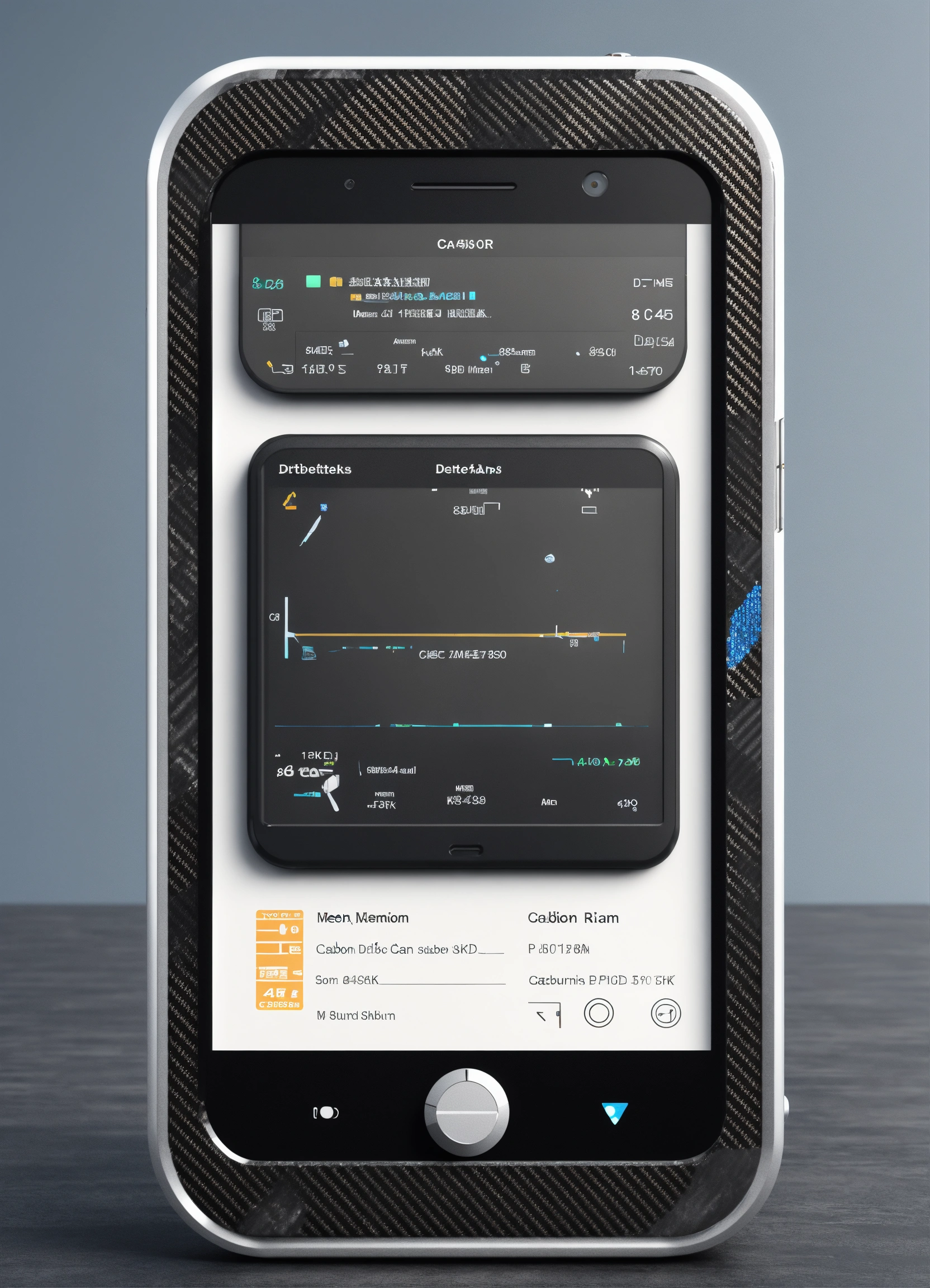 Lexica - A rugged medical smartphone made with carbon fiber, designed ...