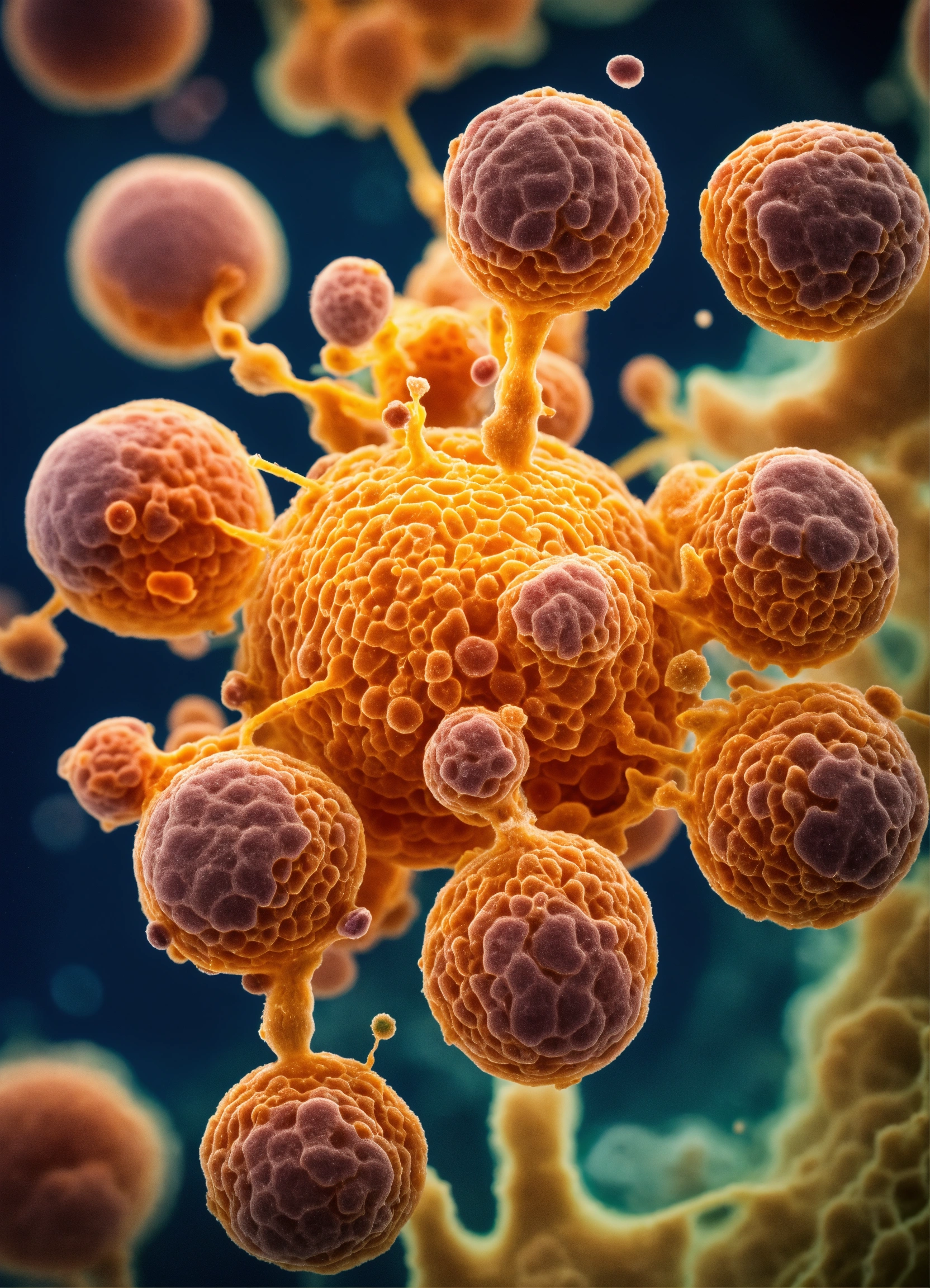 Lexica - Photo of eukaryotic cells seen through a microscope