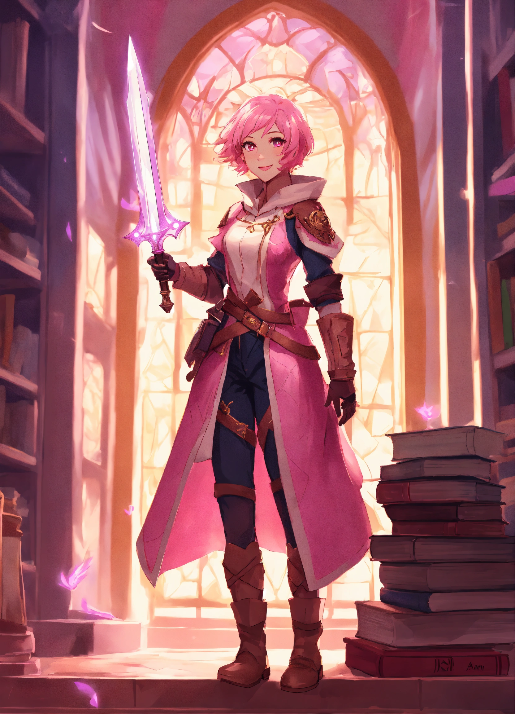 Lexica - Half angel (asimar) young female, pathfinder art style. full ...