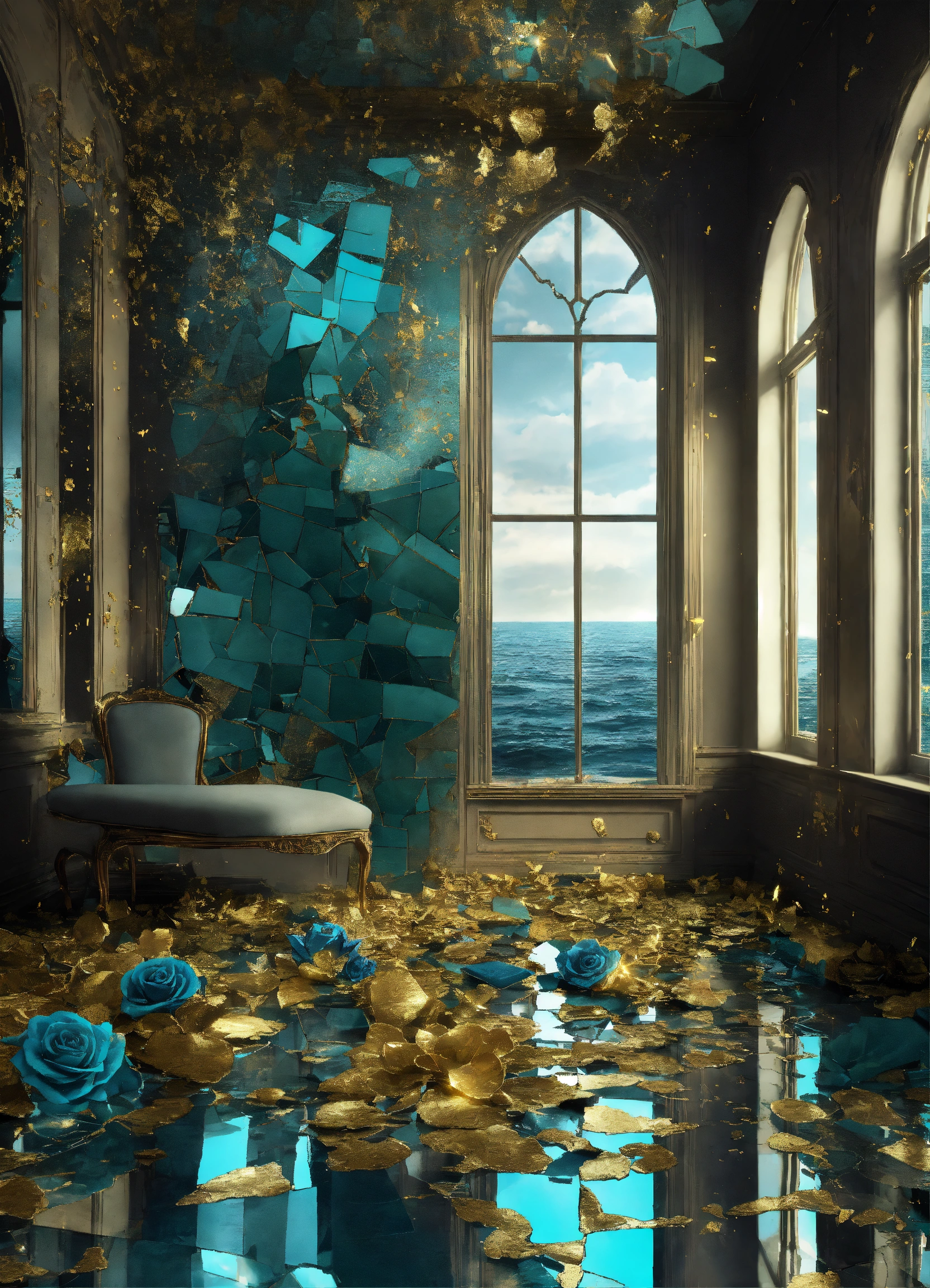 Lexica - Digital surrealism shattered dreamscape, fragments of ...