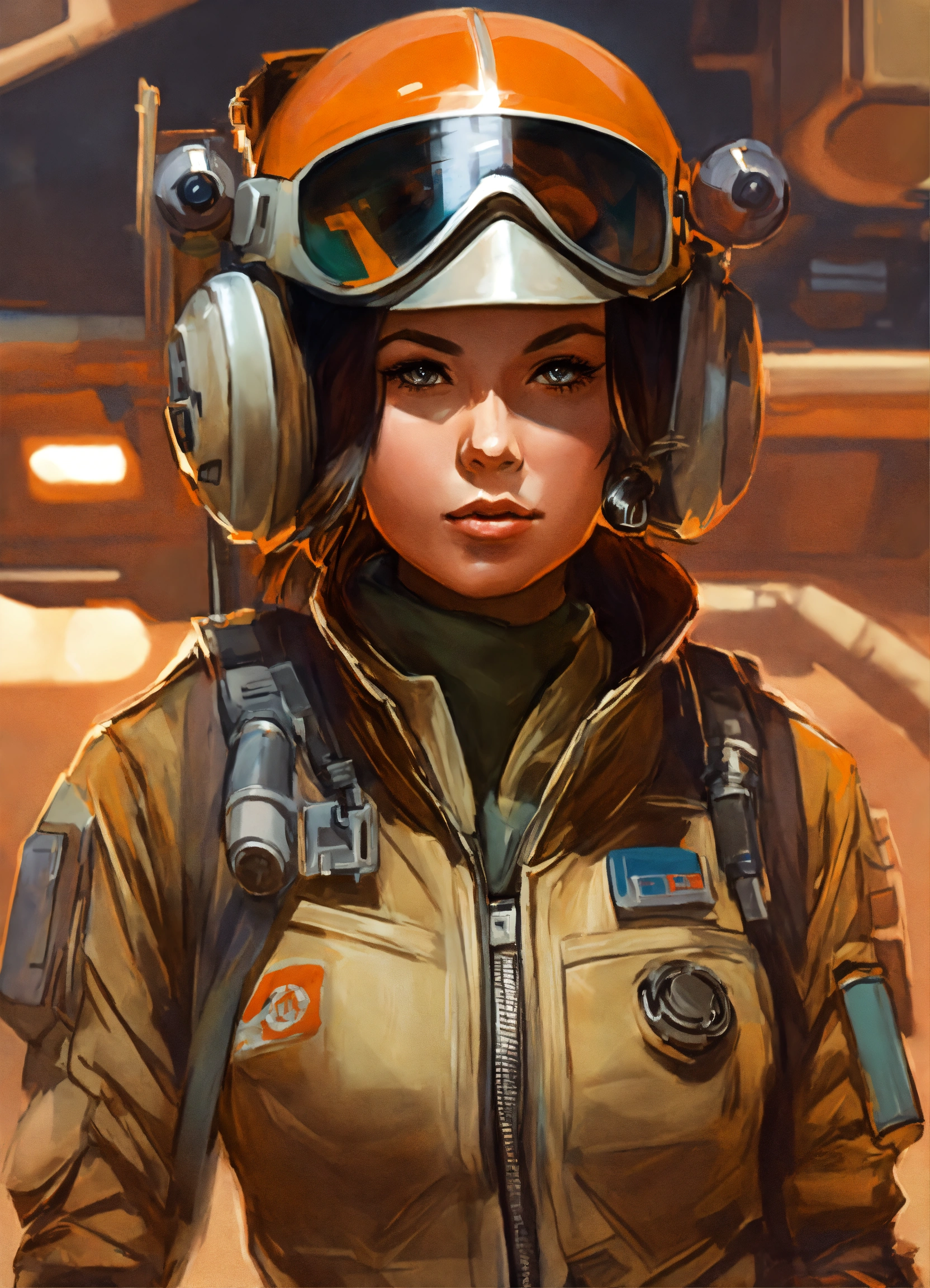 Lexica - Character design of several Star Wars female Rebel pilots.