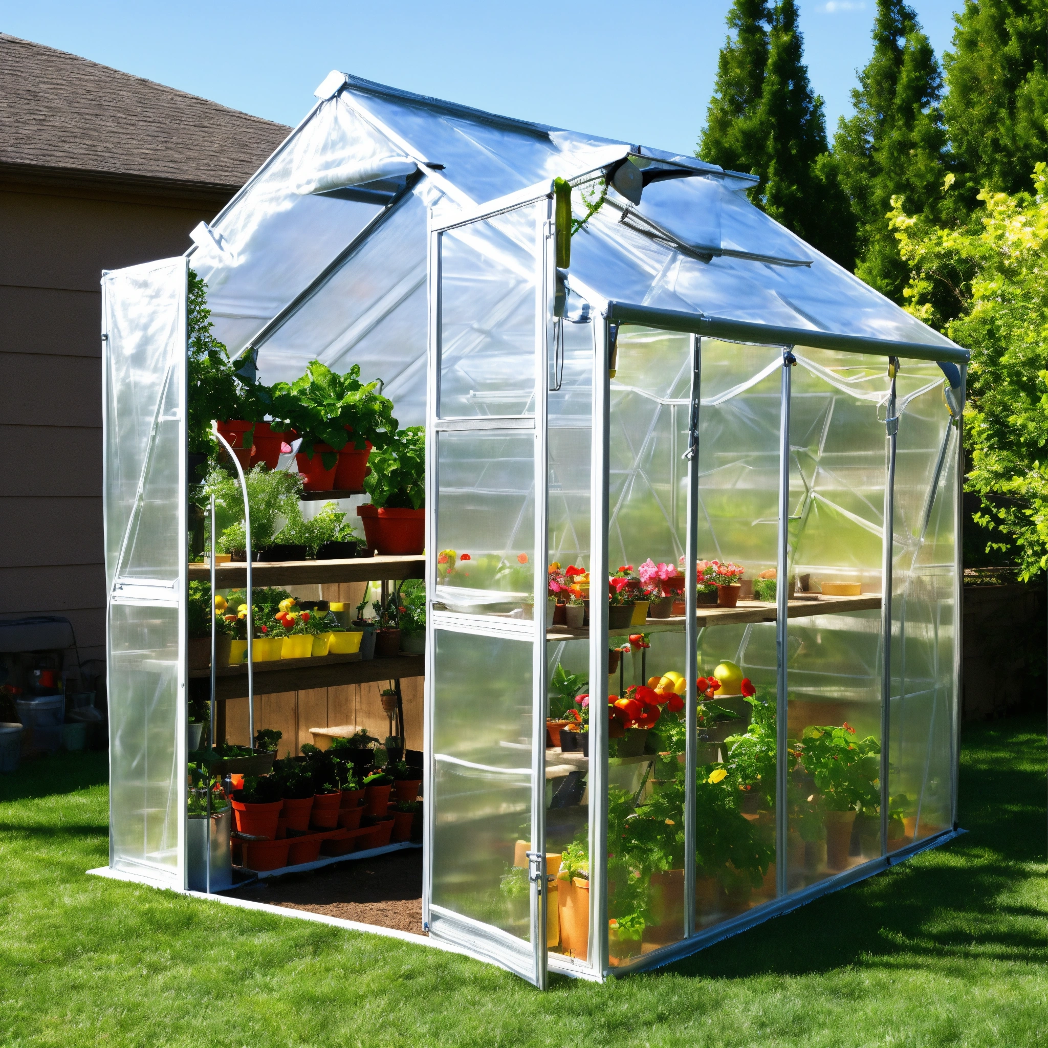 Lexica - Small portable greenhouse for your backyard