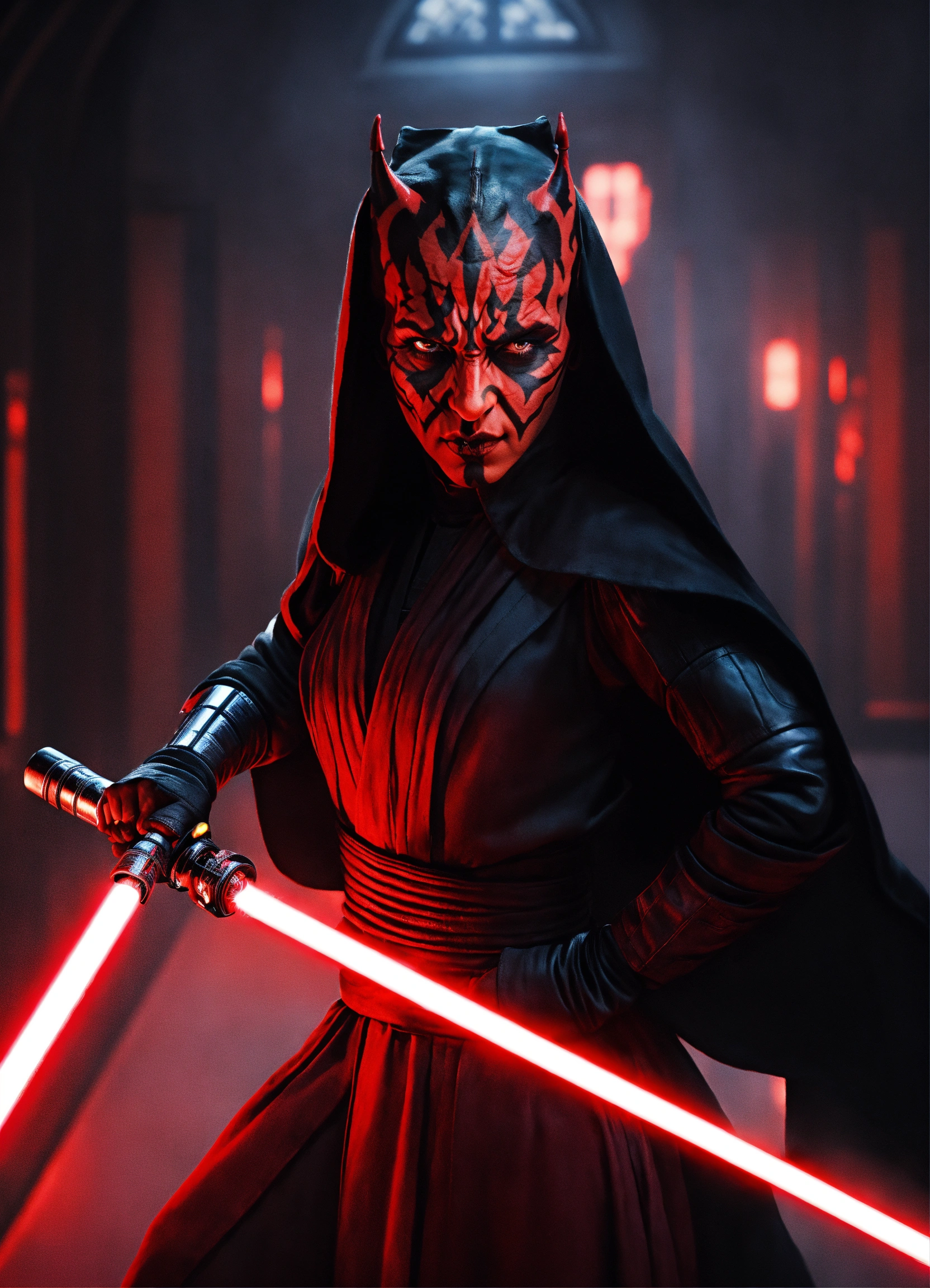 Lexica - And a confident smirk on her face. She exudes power and ...