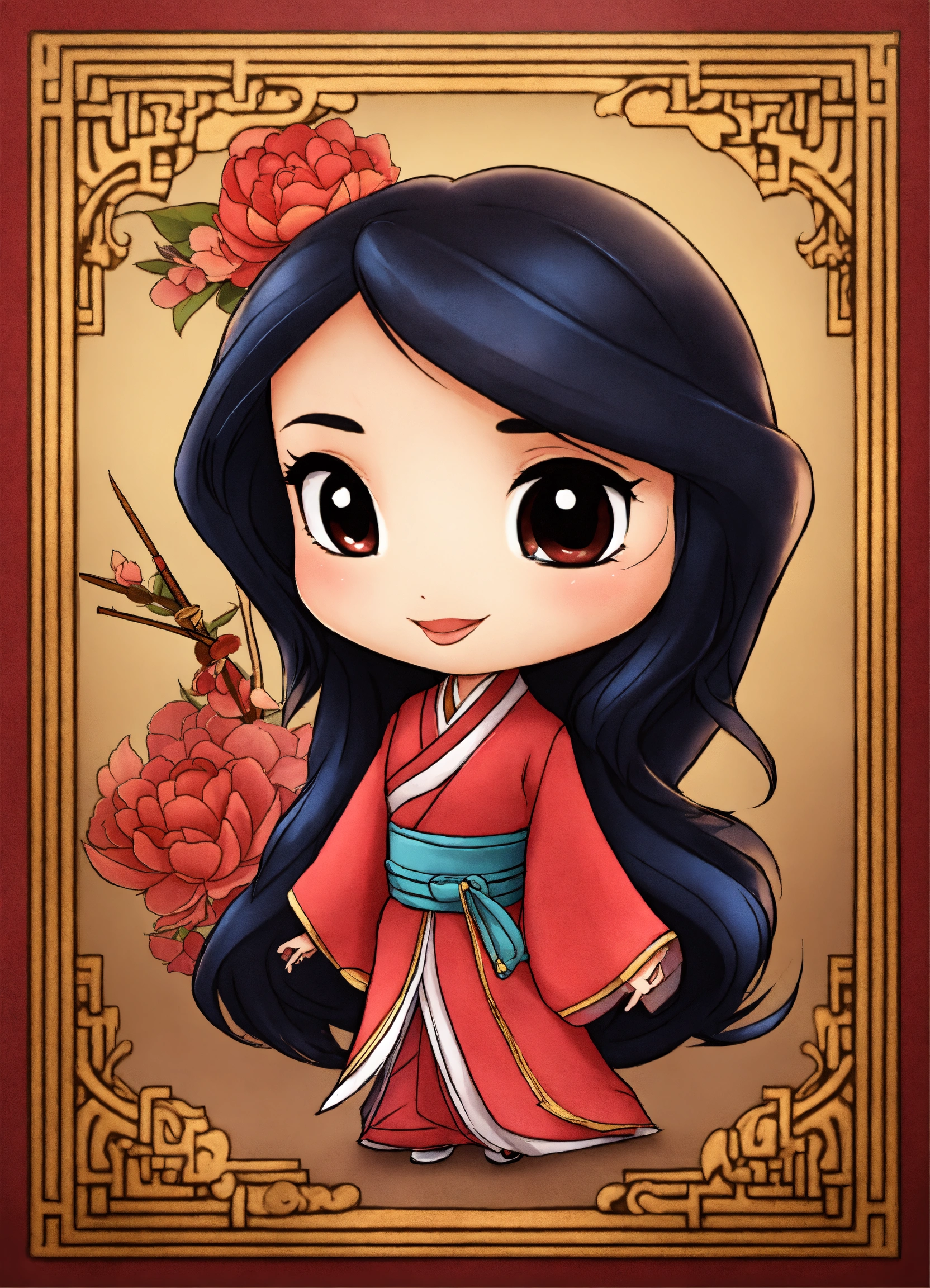 Lexica - Disney Mulan in chibi style