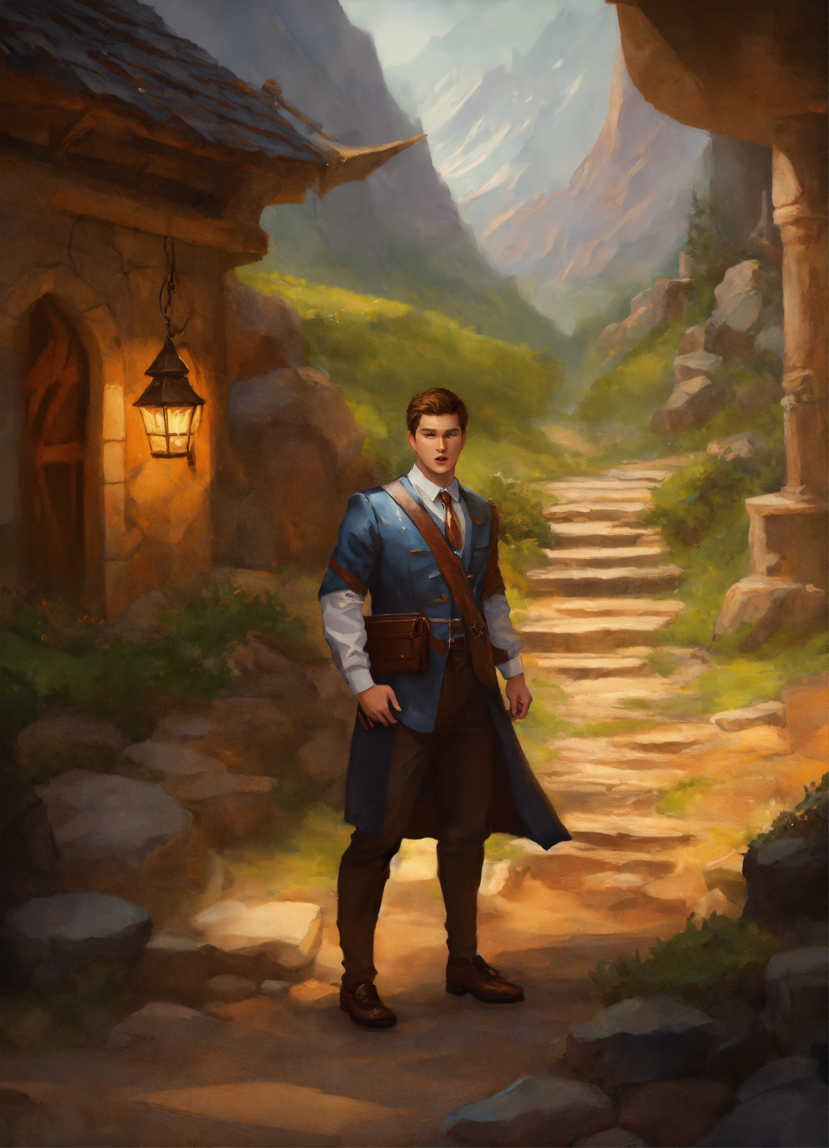 Lexica - Generic Mormon missionary realistic art fantasy dungeons and ...