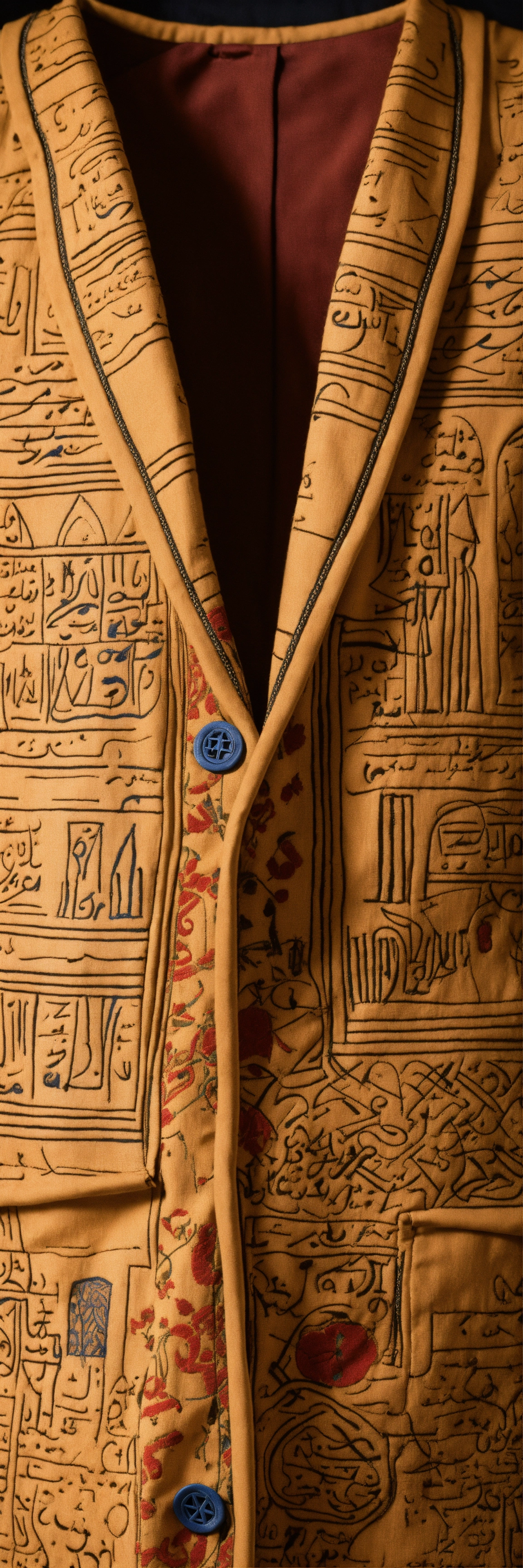 Lexica - A special design for the tour guide a 7-inch neck waistcoat ...