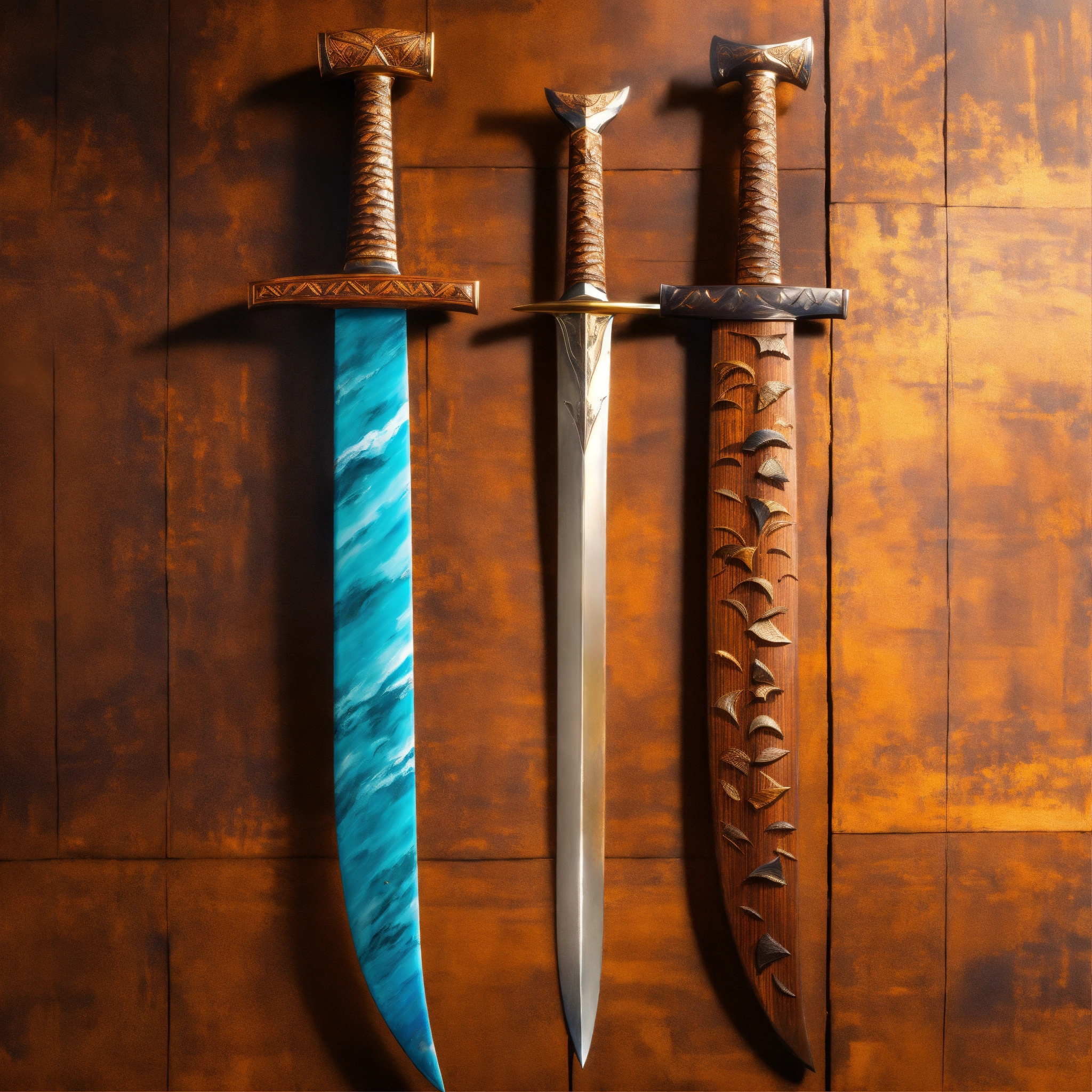 Lexica - Concept art of micronesian wooden sword made out of shark ...