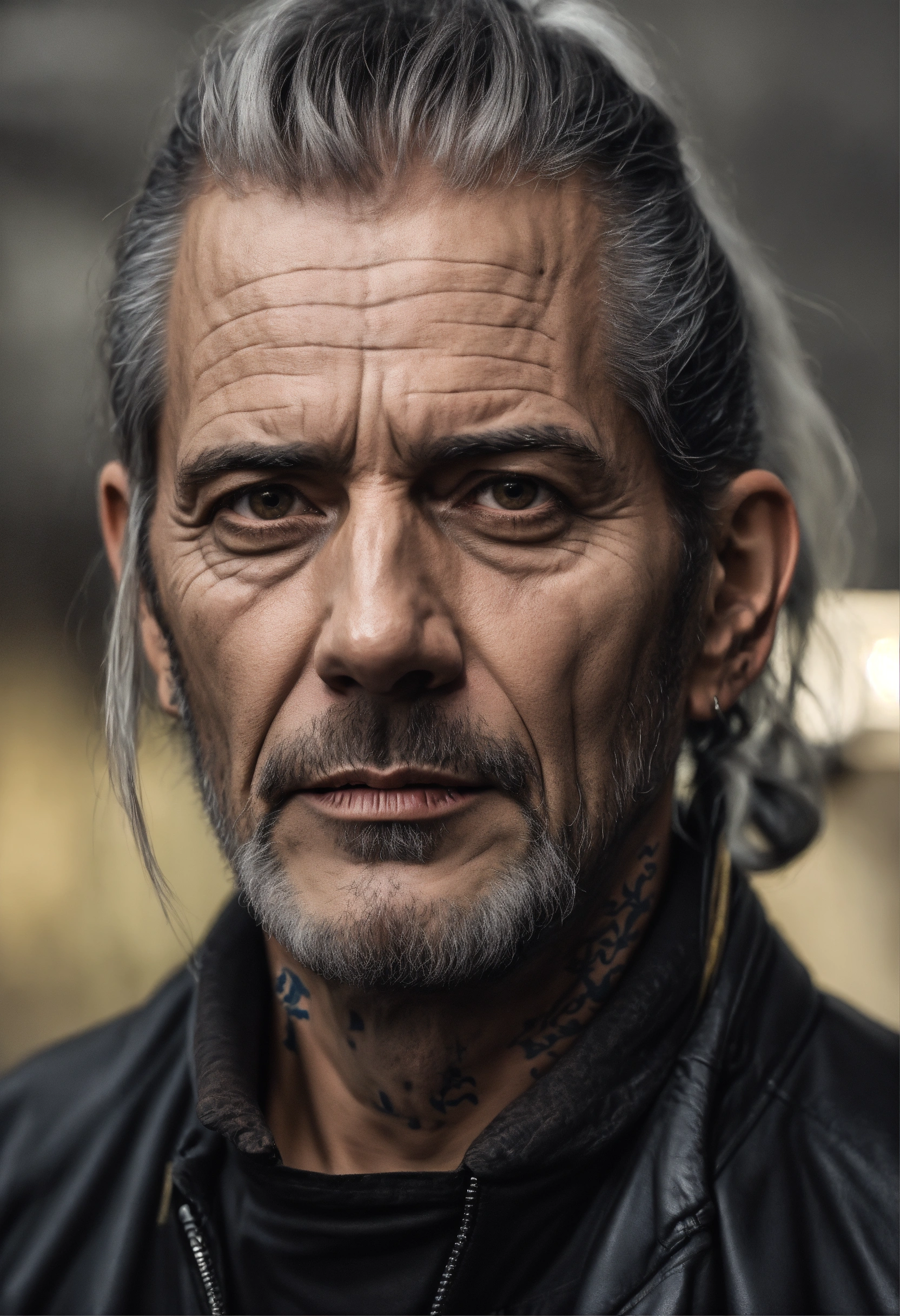 Lexica - A realistic photo of a scary 50-year-old Romanian man, with ...