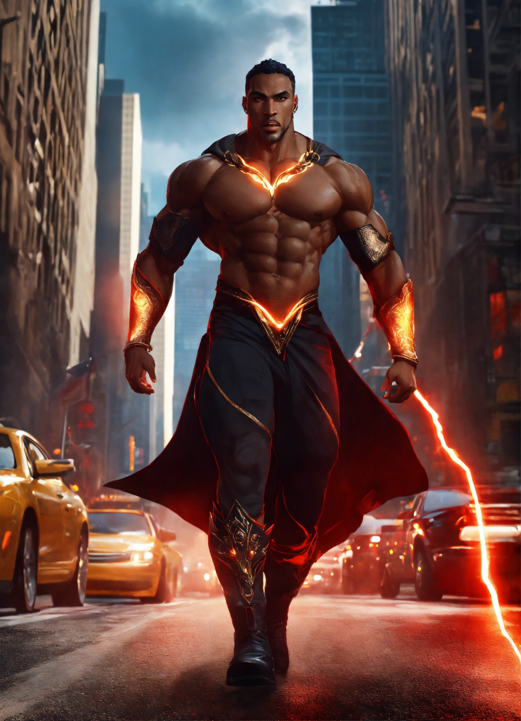 Lexica - Evil god Apophis, a fearsome strong handsome black god wizard ...