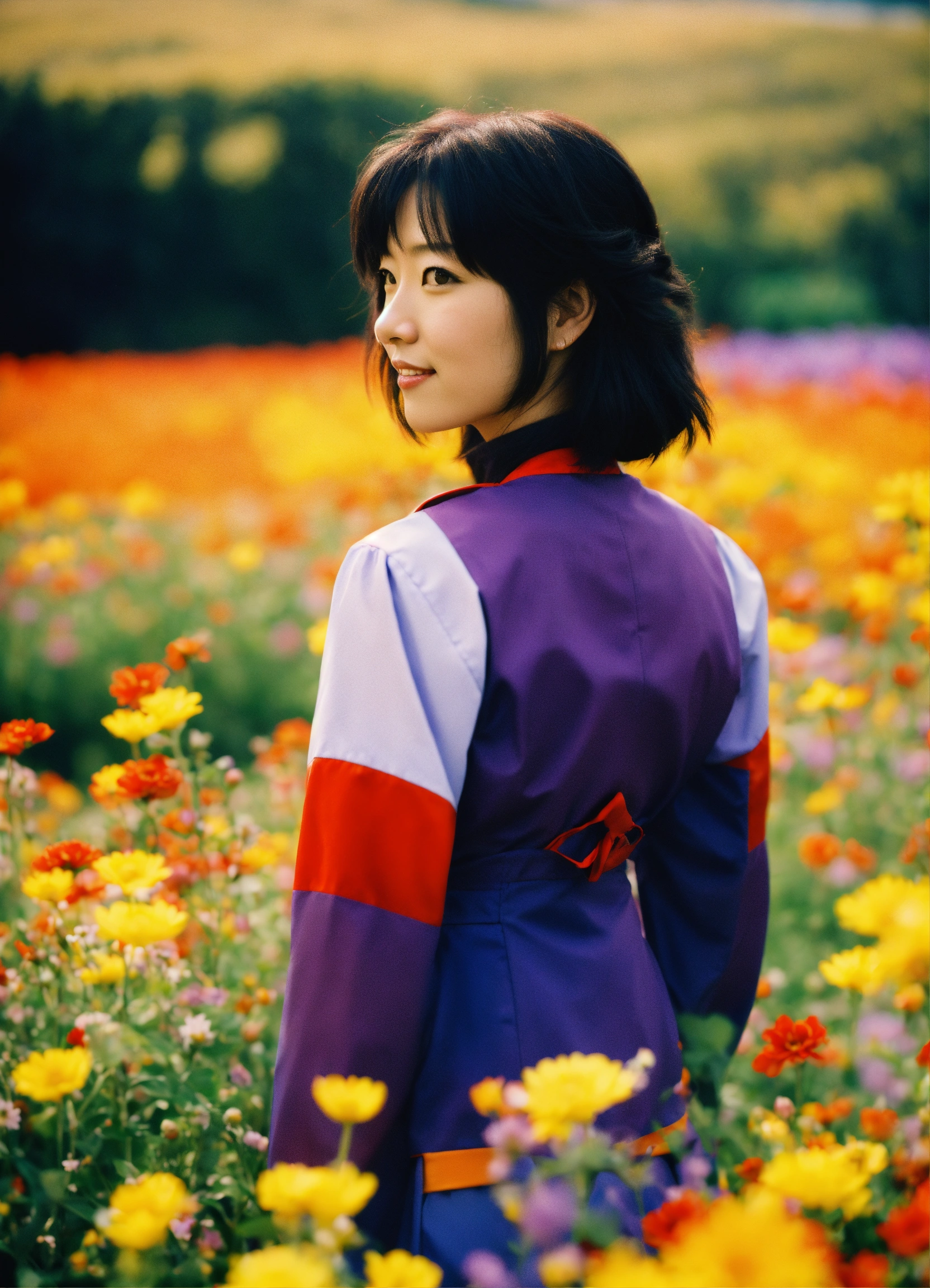 Lexica - Happy Misato Katsuragi from Neon Genesis Evangelion standing ...