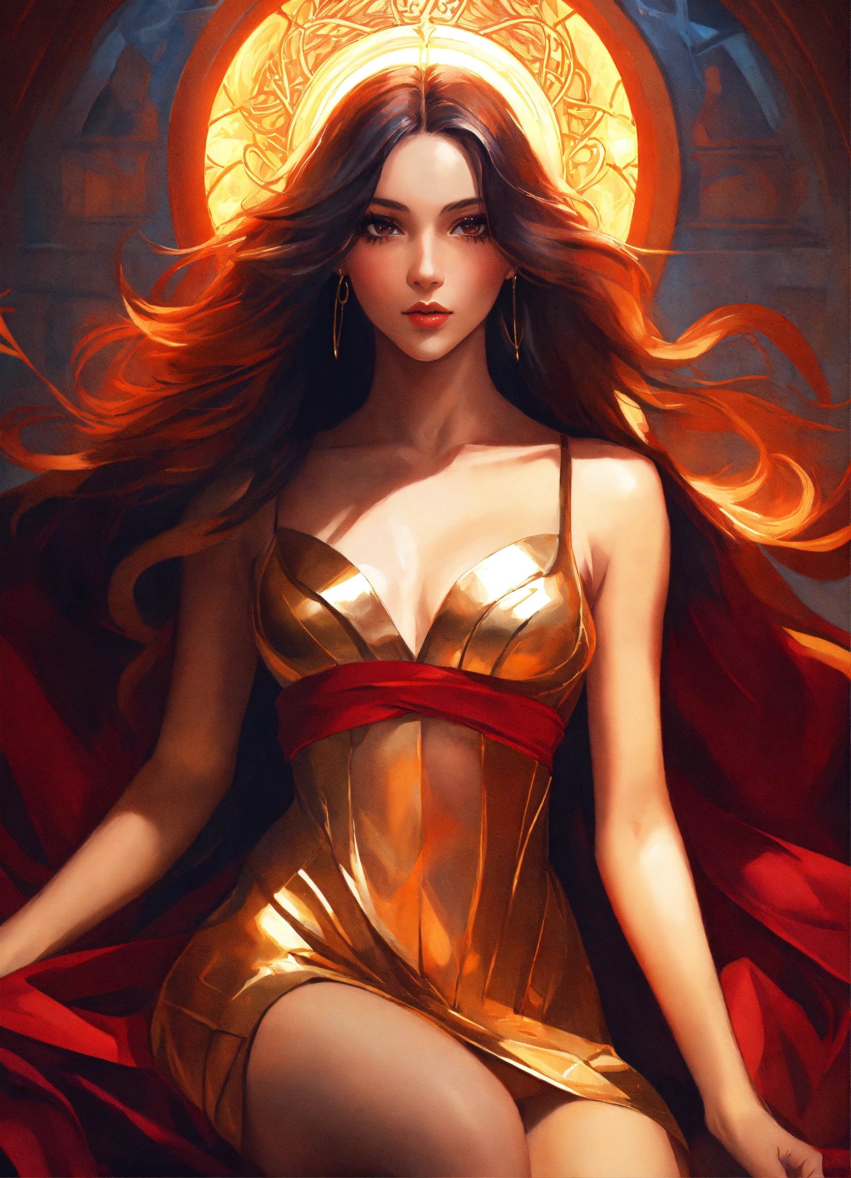 Lexica - Portrait of a mary magdalene, dress, legs, stunning beautiful artwork, toned body, 8k ...