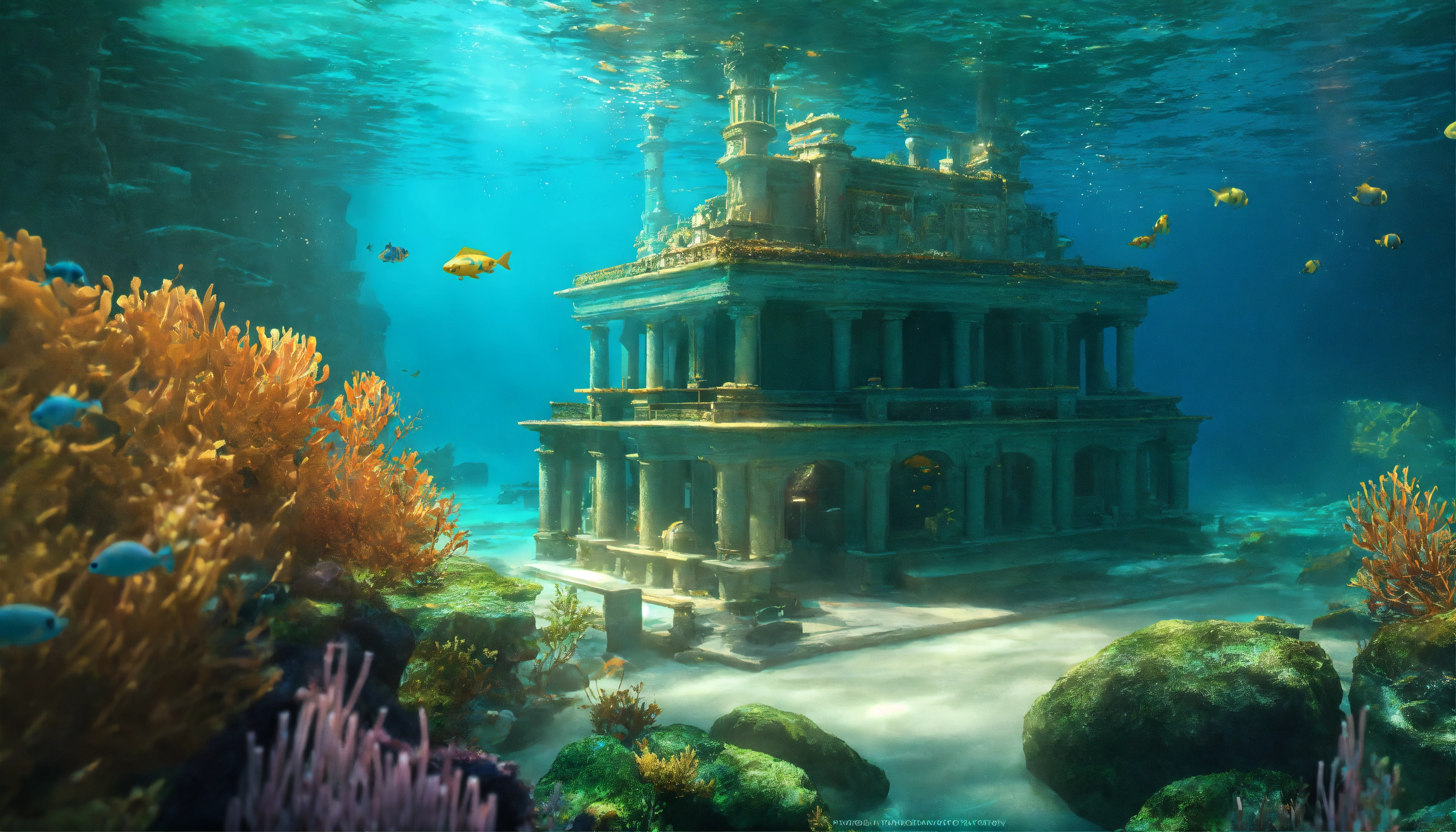 Lexica - Atlantis underwater exploration photorealistic rendering ...