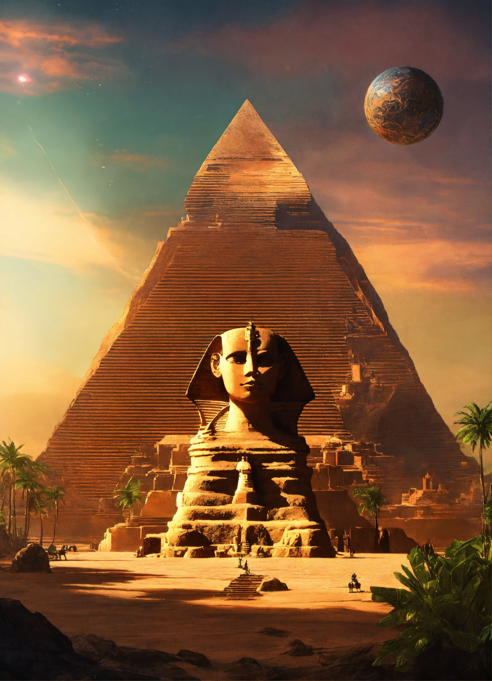 Lexica - Sphinx evolves on a floating island in the techno dimension.