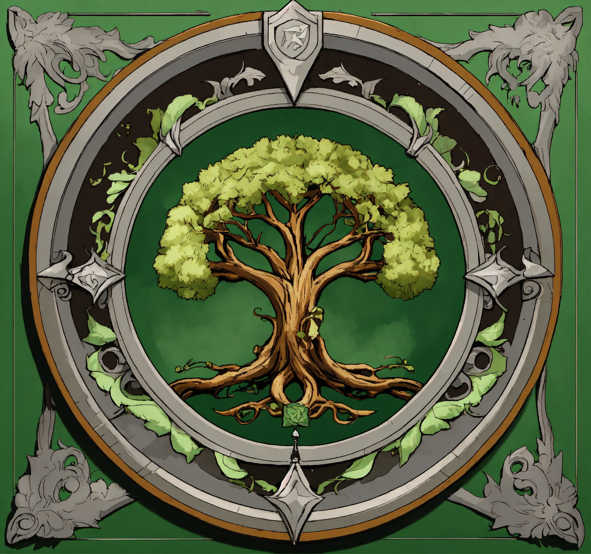 Lexica - Fantasy setting, heraldry for a woodland elvish kingdom ...