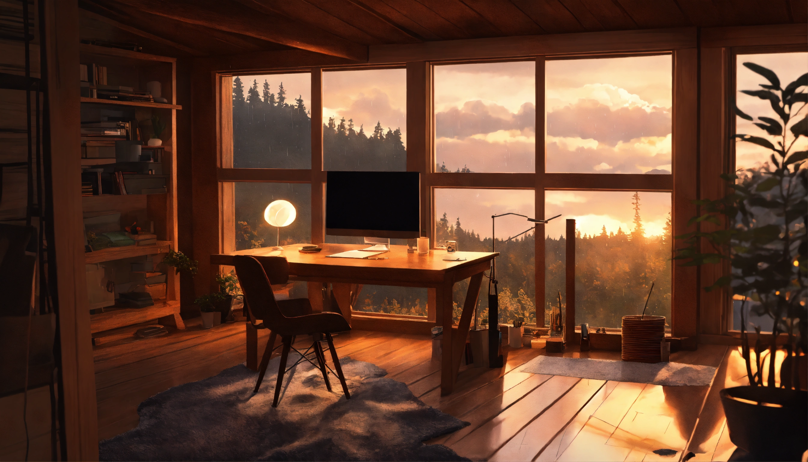 Lexica - Cozy wooden nordic cabin in finland, deminishing perspective ...