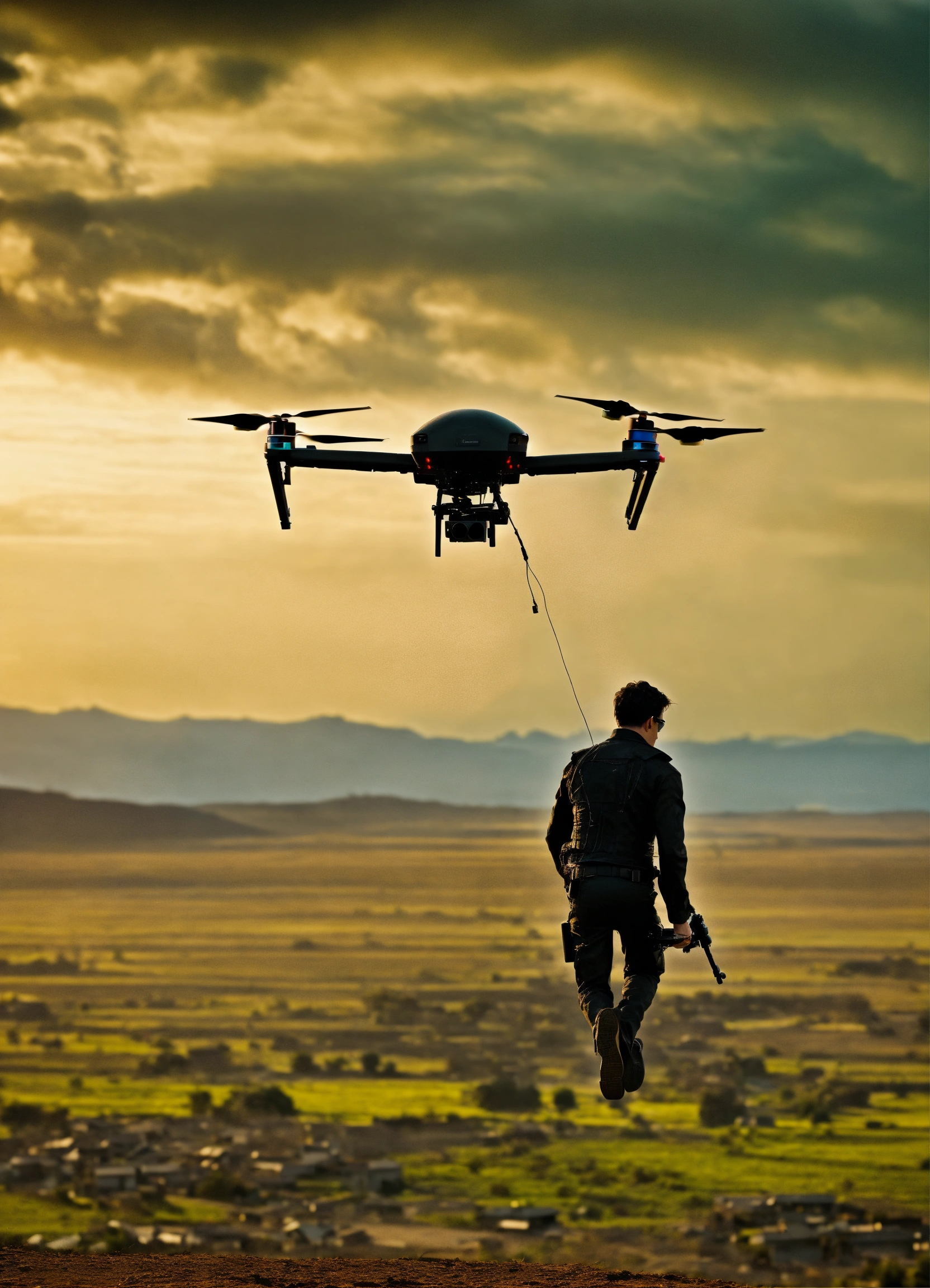 Lexica - Drones recreate iconic bullet-dodging scenes from "The Matrix ...