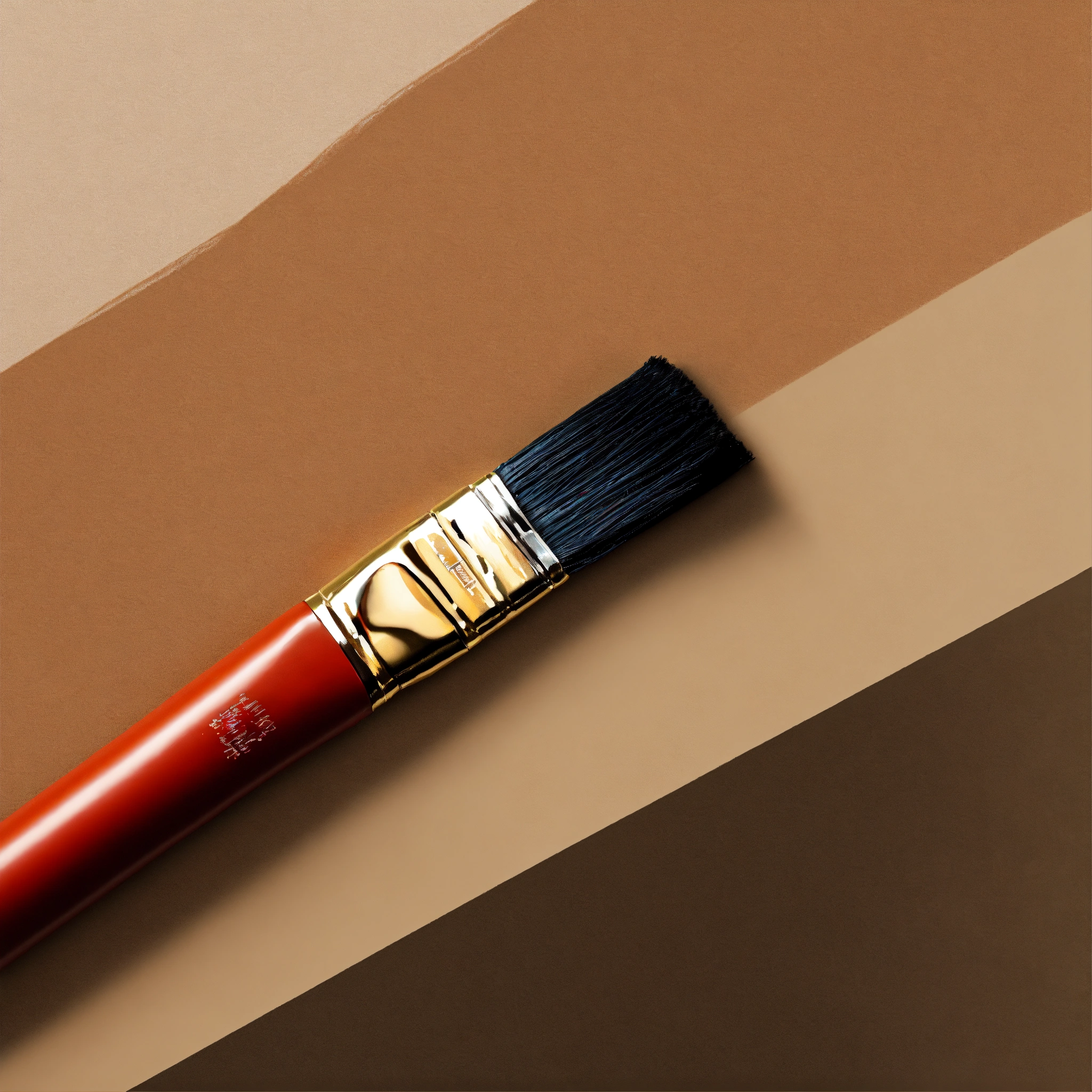 Lexica - Minimalistic image of a photo realistic paintbrush painting ...
