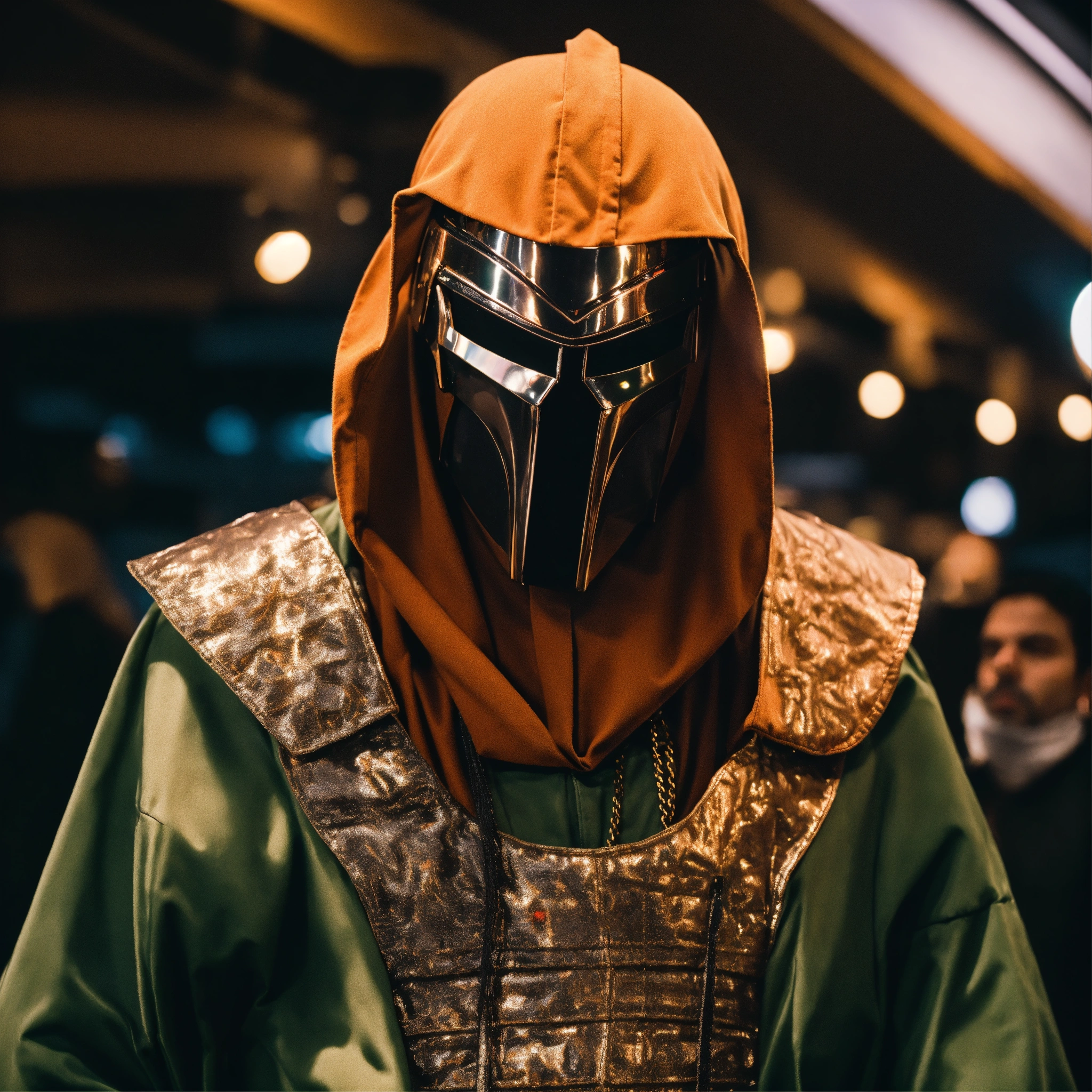 Lexica - The French rapper boba disguised in a scary costume