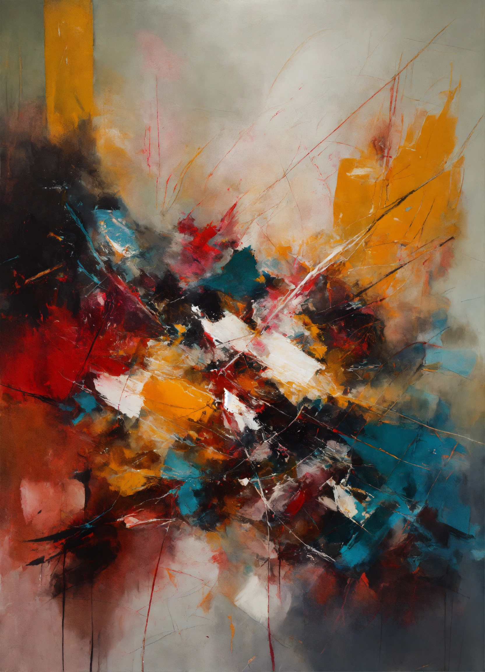 Lexica - Experiment with abstract expressionism by creating a large ...
