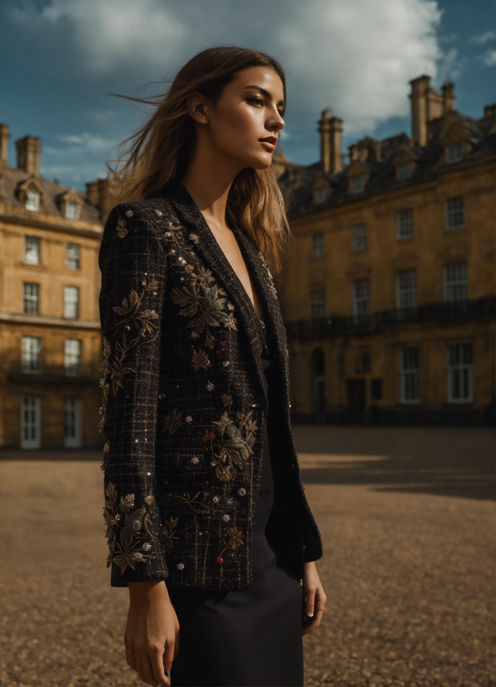 Lexica - Create a visually captivating British elegant scene featuring ...