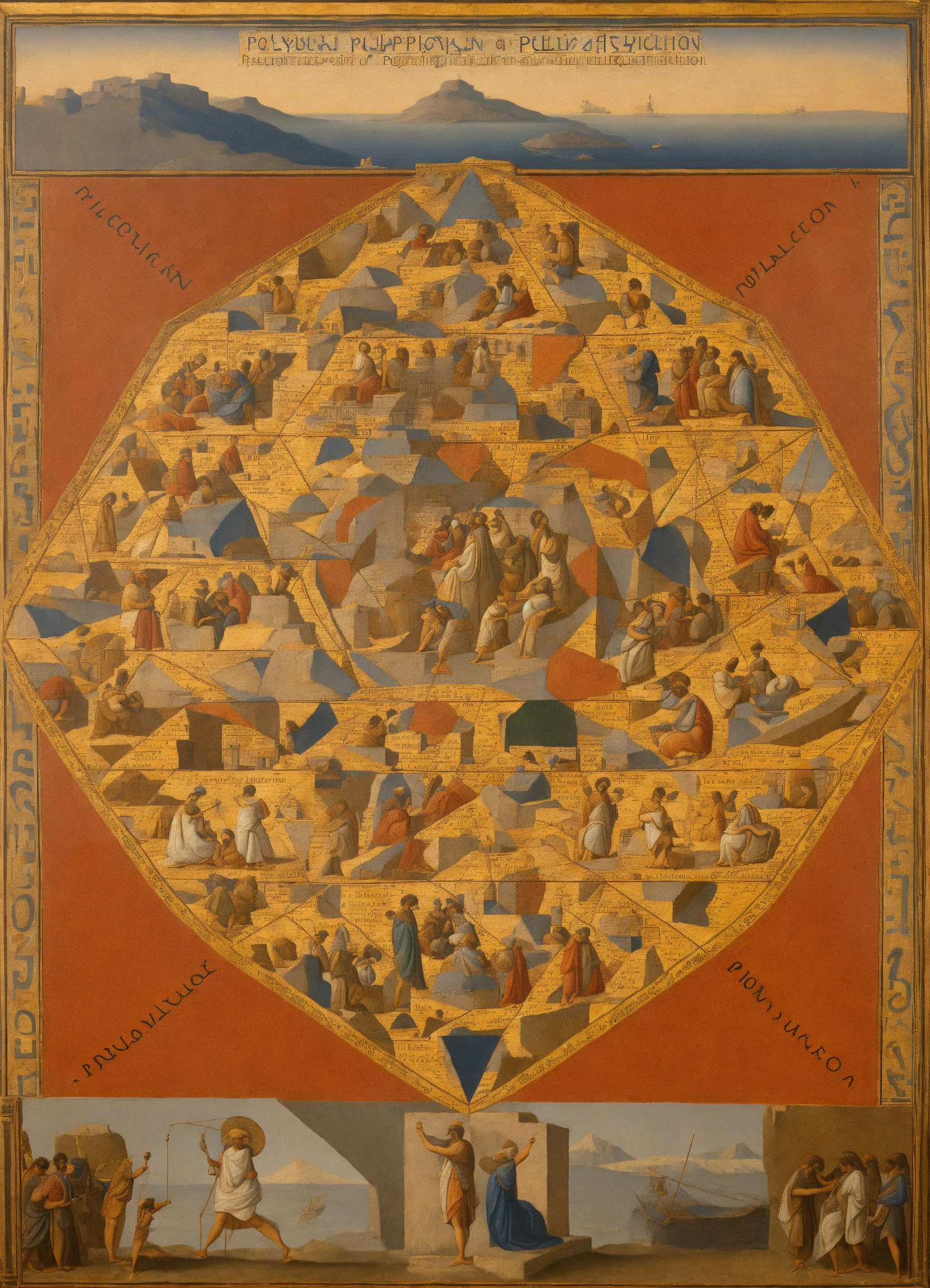 Lexica - Greek philosophical representation of the word "polygon"