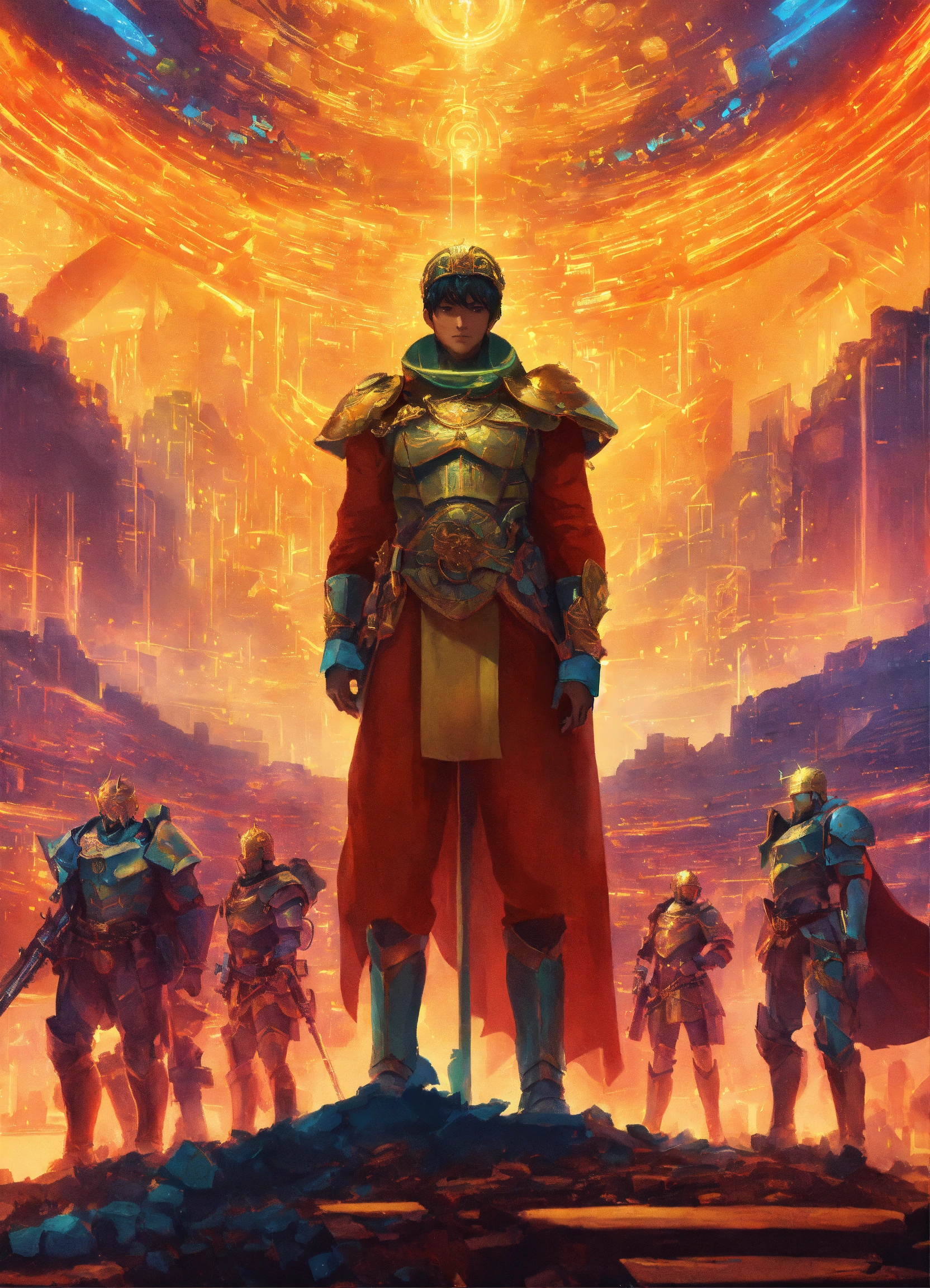 Lexica - Create an otherworldly landscape where 'Veri Vidi Vici,' the ...