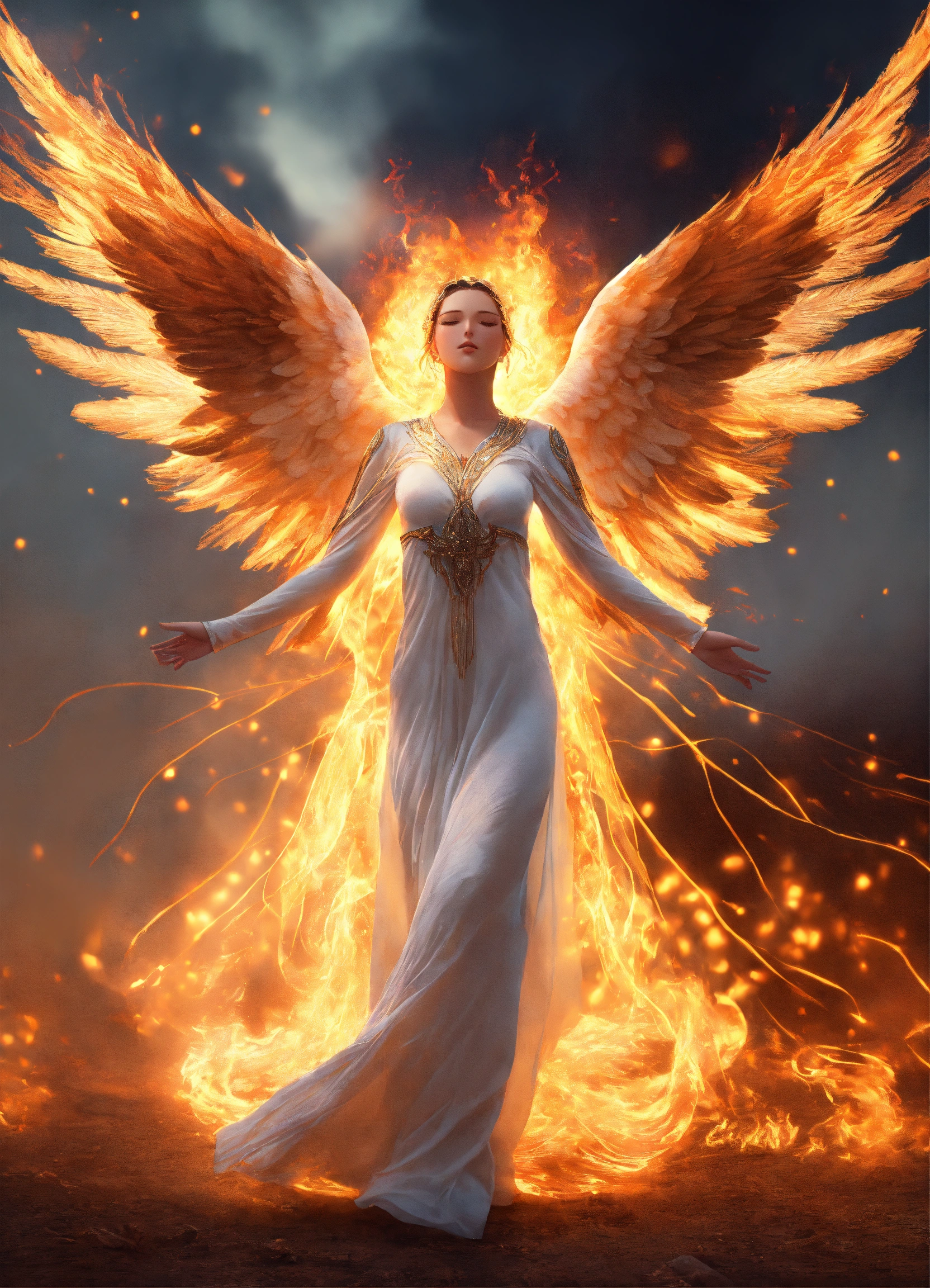 Lexica - Captivating design, spirit woman ascend from body, The spirit ...