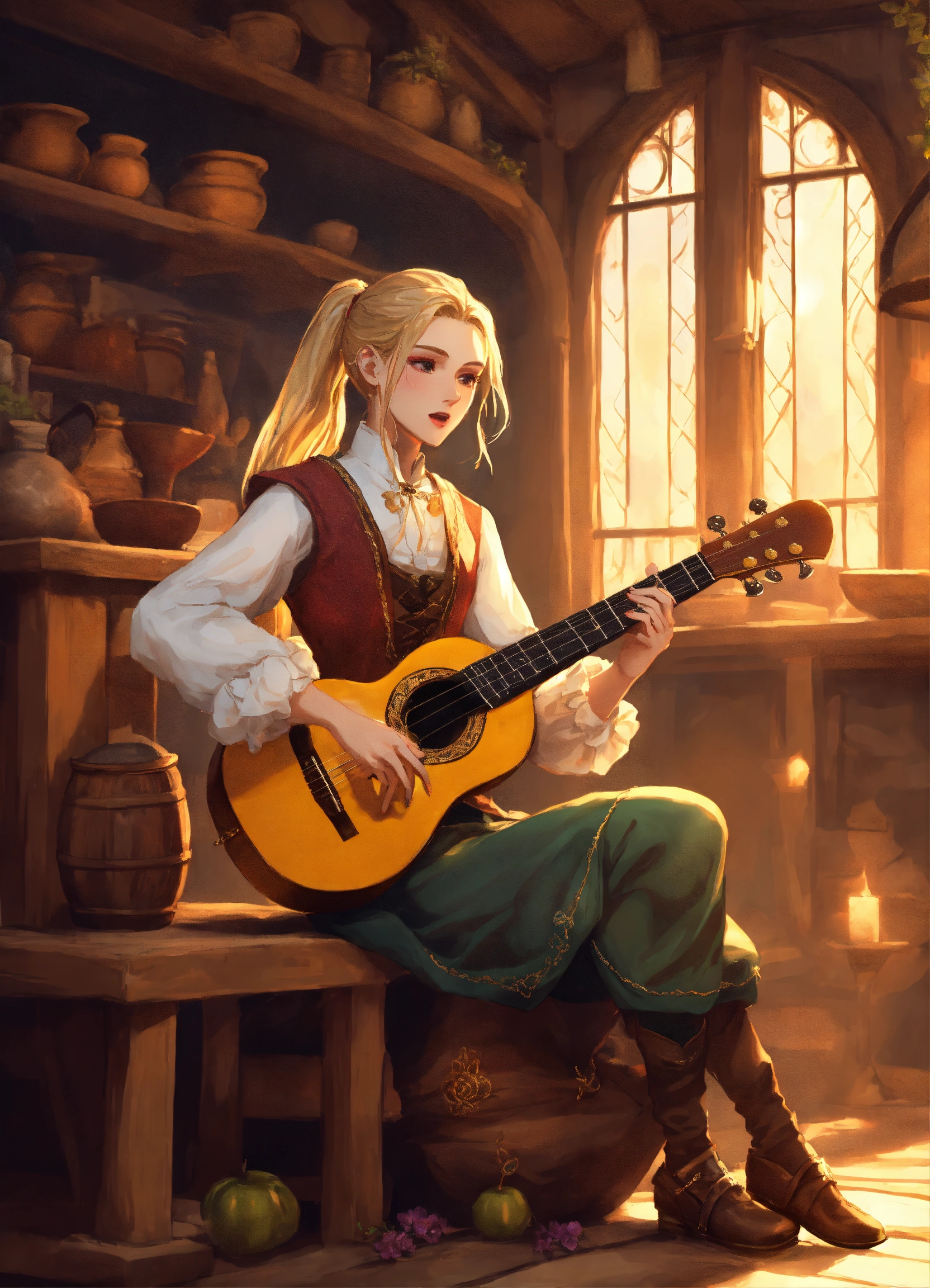 Lexica - A slender 16-year-old genderqueer male bard from a fantasy ...