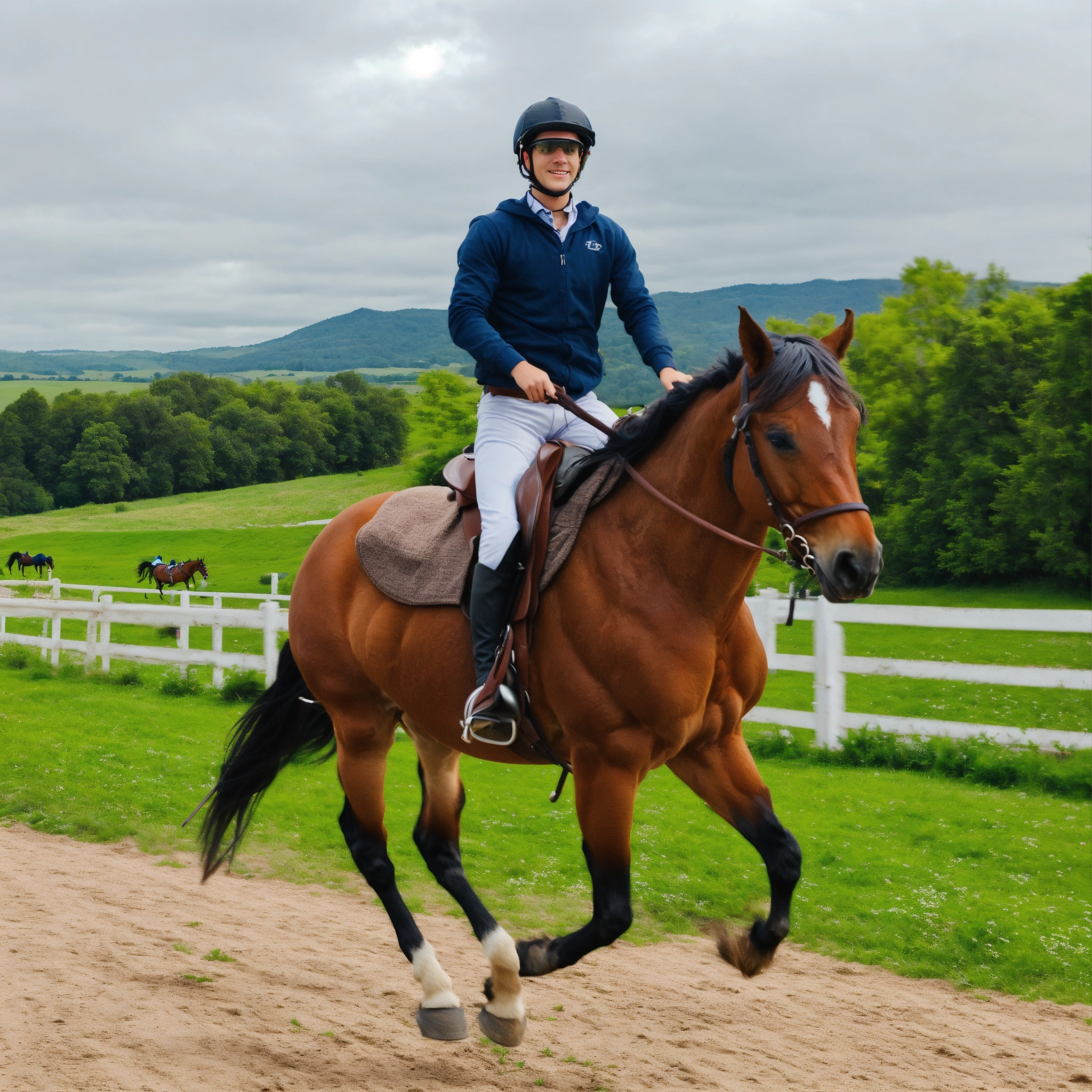 Lexica - Myself in 20 riding a horse