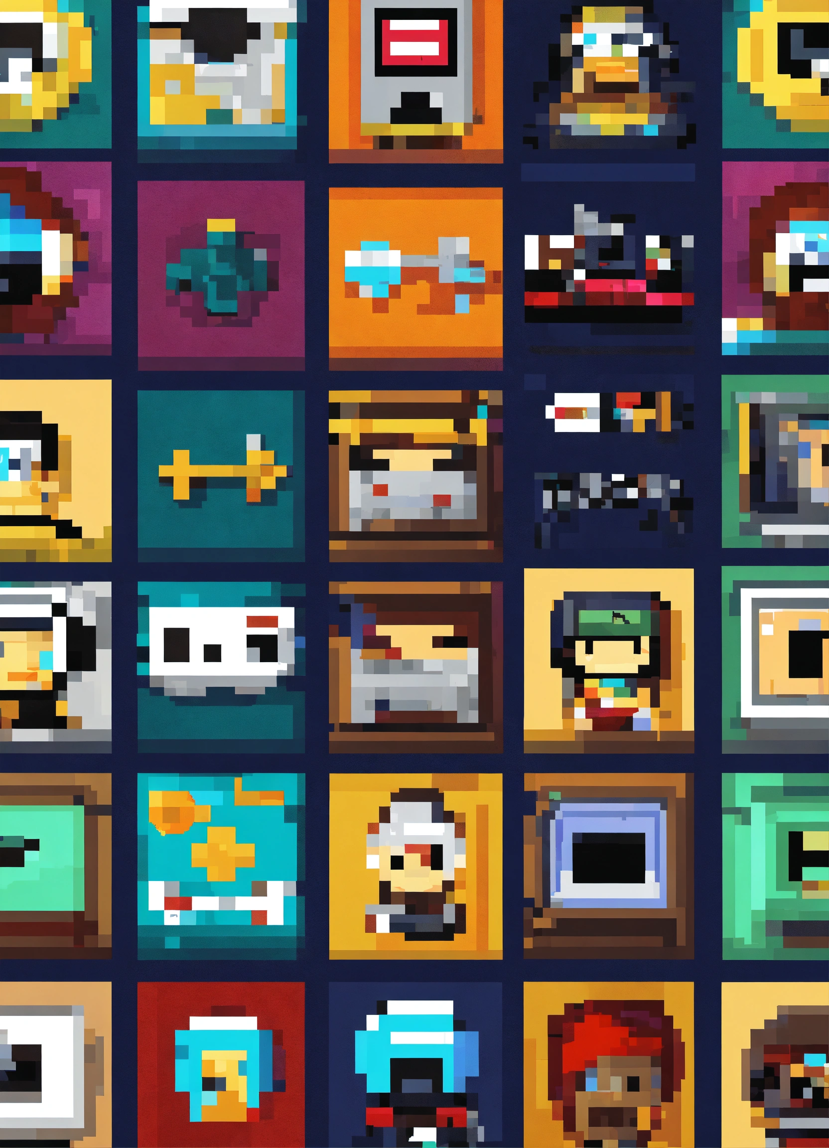 Lexica - Pixelated Pop Culture Icons Step into the pixelated past with ...