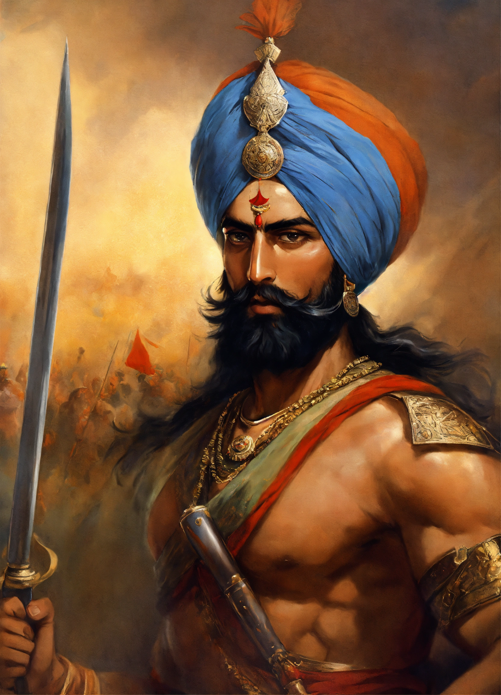 Lexica - Hari Singh Nalwa , sikh warrior, fight with Afghani