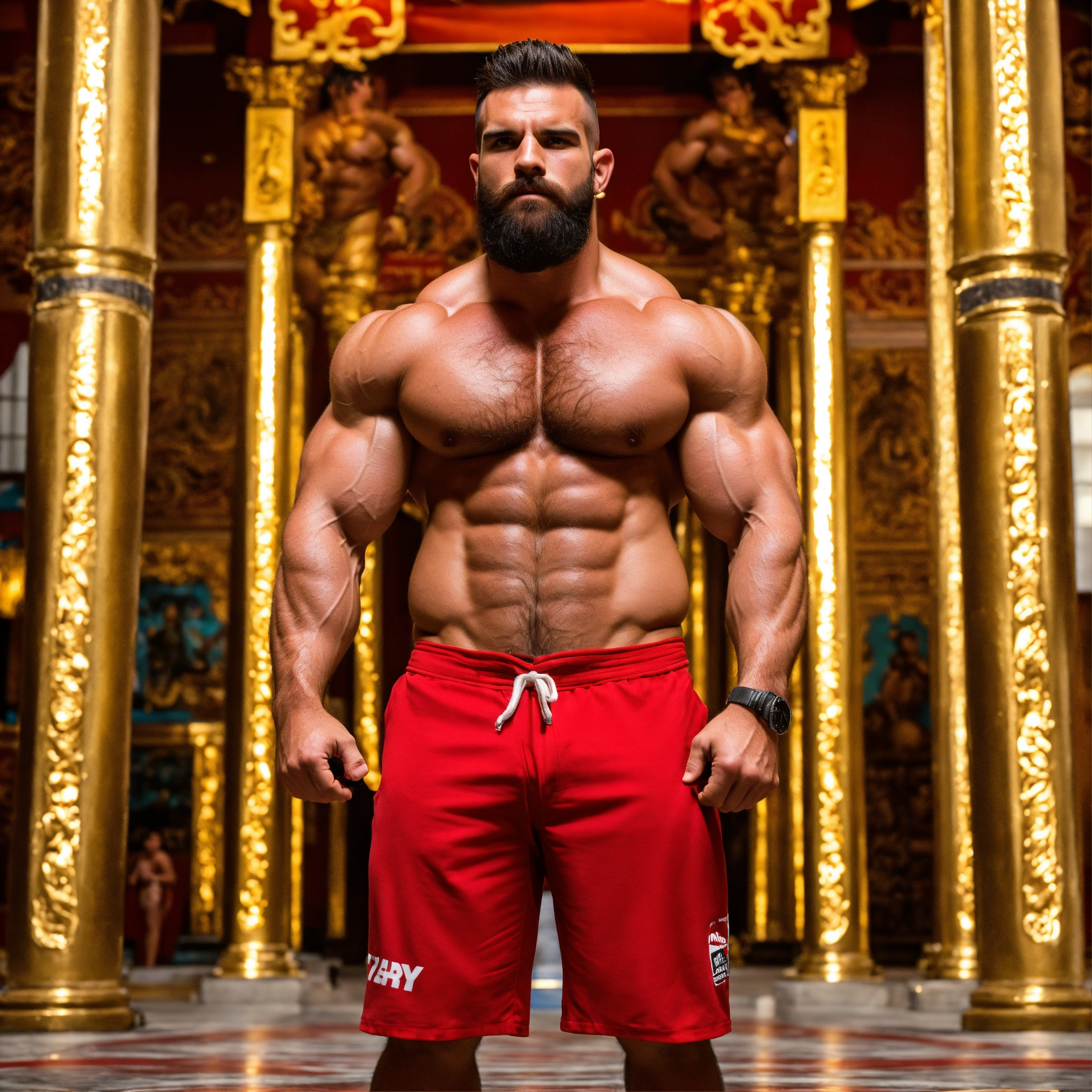 Lexica - 30-year-old hairy Maltese man with big muscles, big ...