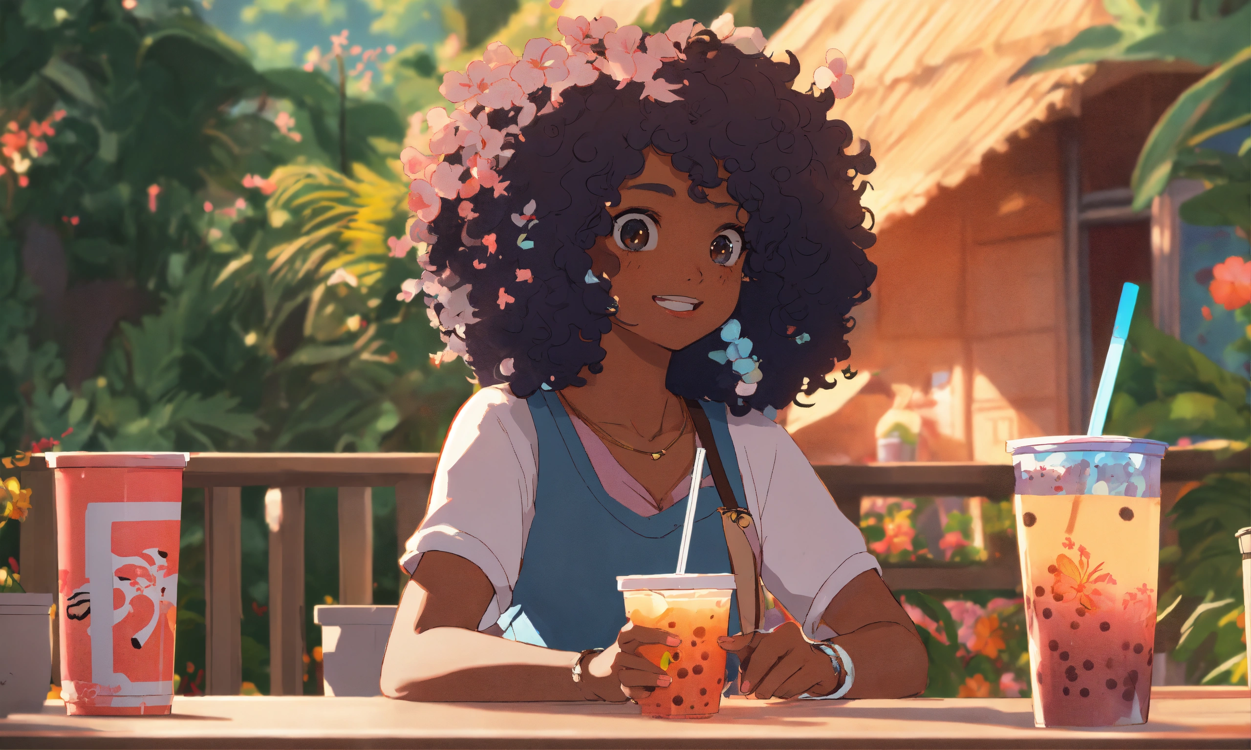 Lexica - BOBA Tea VECTOR, curly locks, joy, boba tea, milk tea, island ...