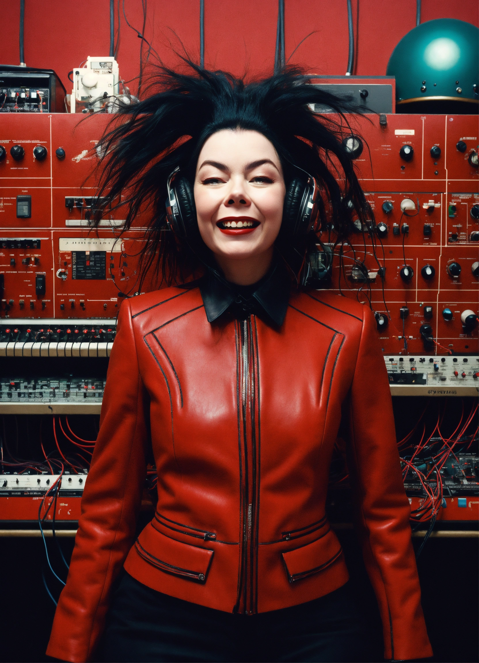 Lexica - Half body front laughing portrait Photography, in front of ...