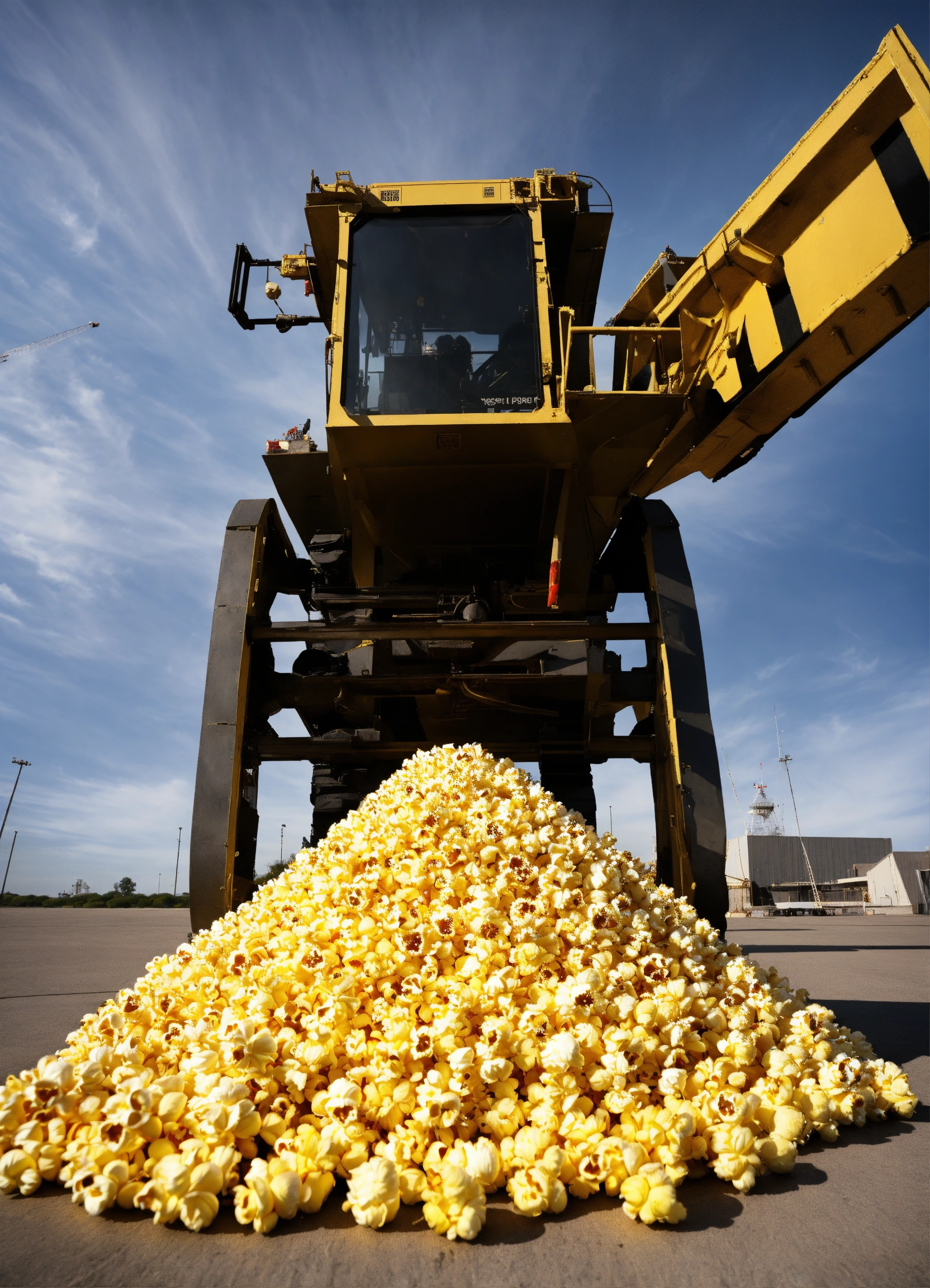 Lexica - Pentagon about to be crushed by giant popcorn