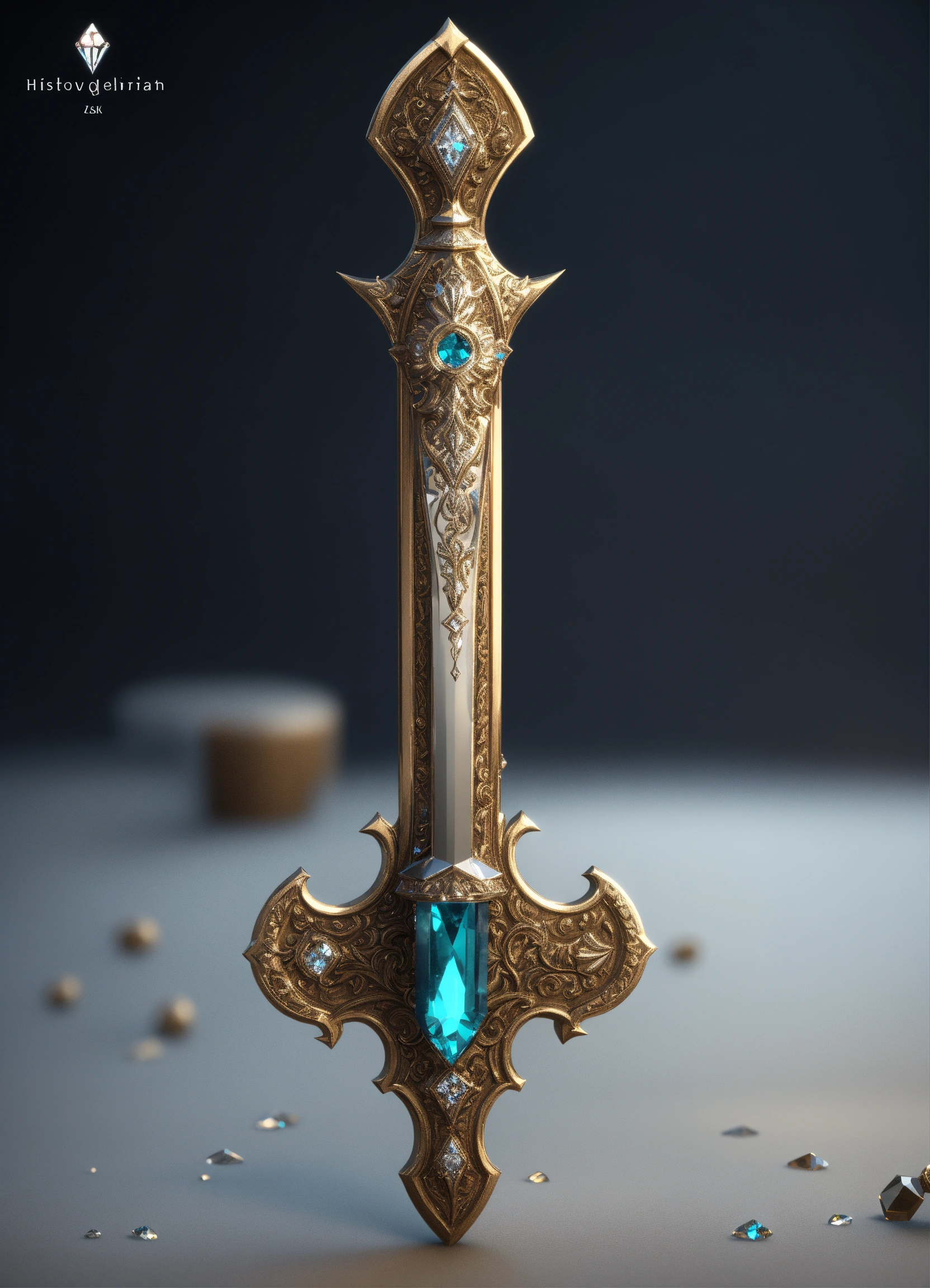 Lexica - Diamond Dagger In Zbrush Style Historical Neovictorian And Asi ...