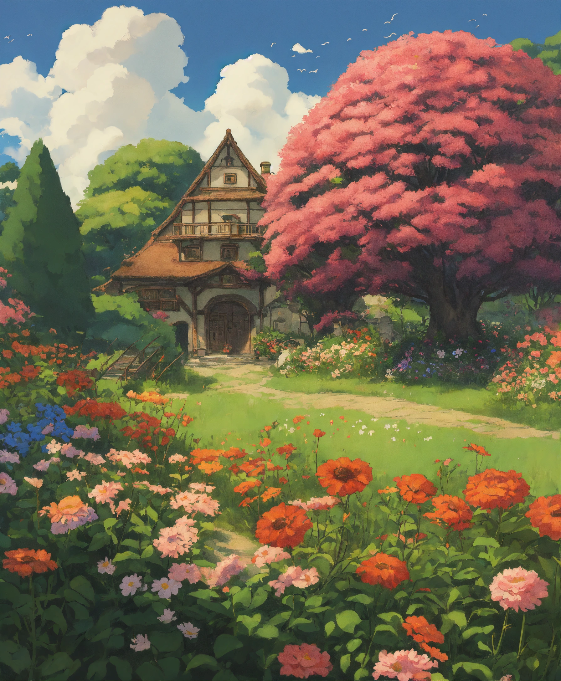 Lexica - Studio ghibli flower