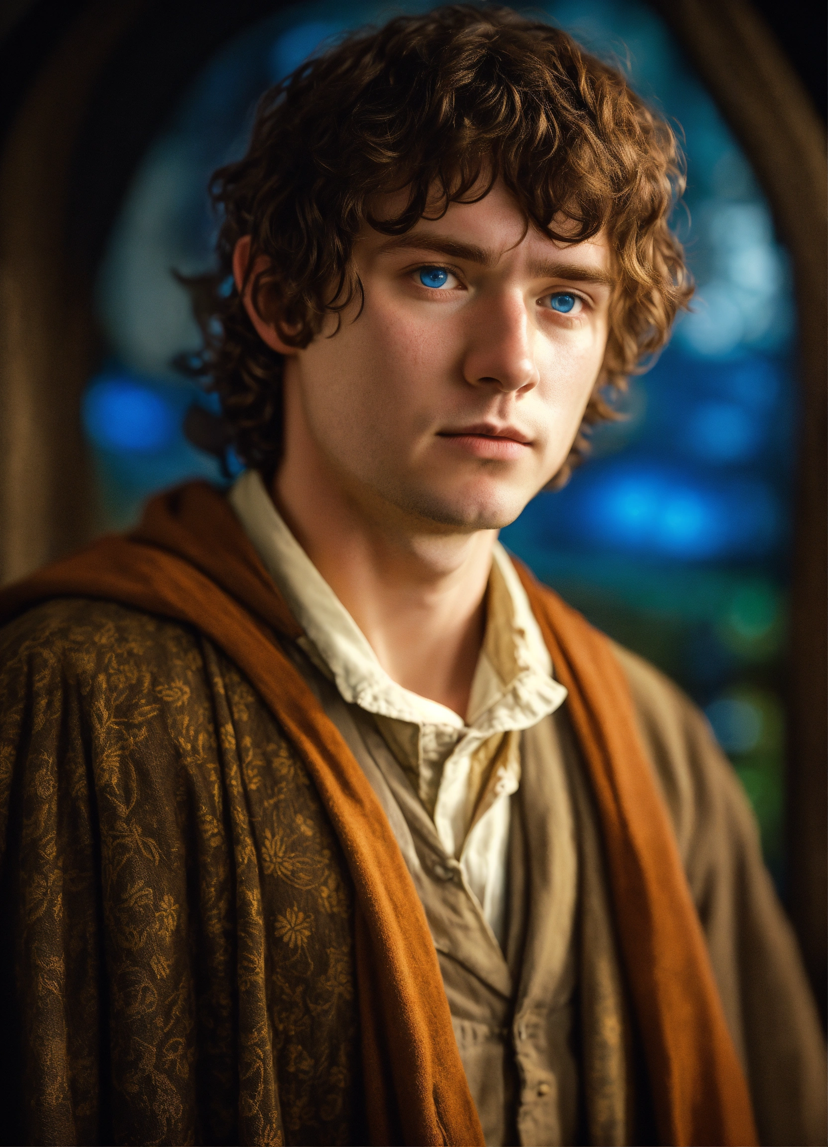 Lexica - A young white man, from the shire, with brown hair and bright ...