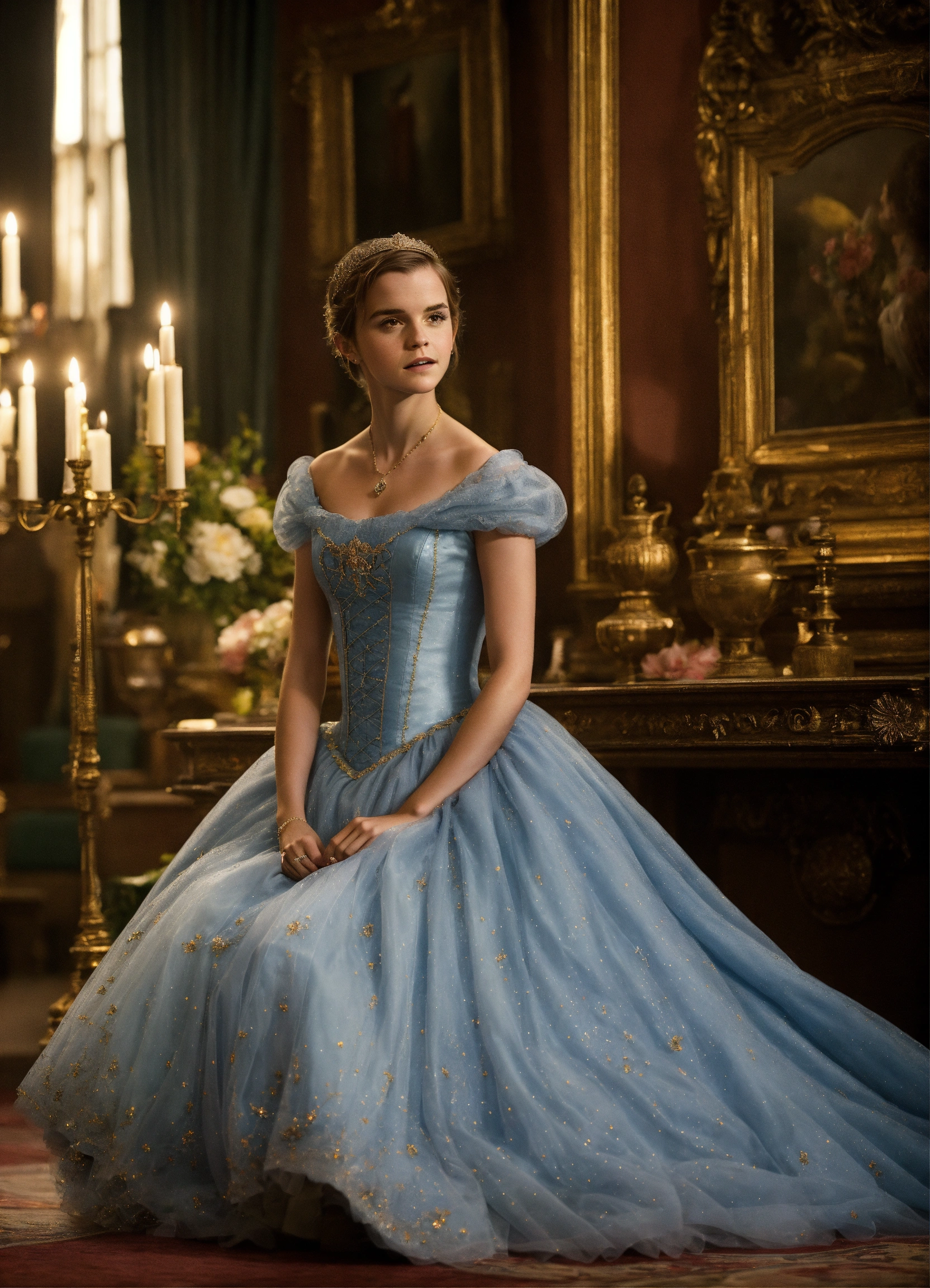 Lexica - Emma watson as cinderella